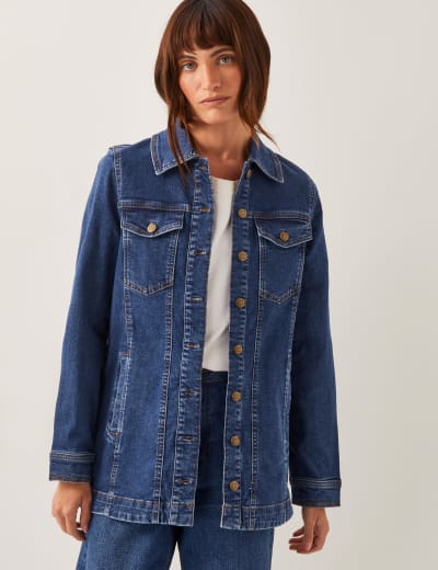 Denim Trucker Jacket | Per Una | M&S Denim Trucker Jacket | Per Una | M&S