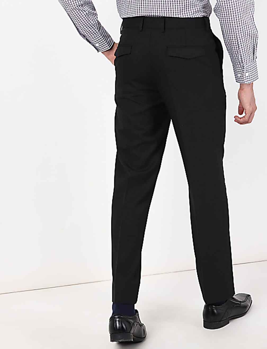Buy PV Regular Dobby Trouser at Marks & Spencer