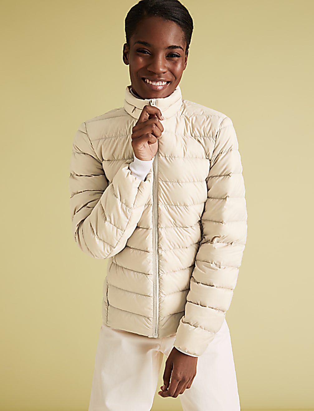 Buy Feather & Down Puffer Jacket at Marks & Spencer