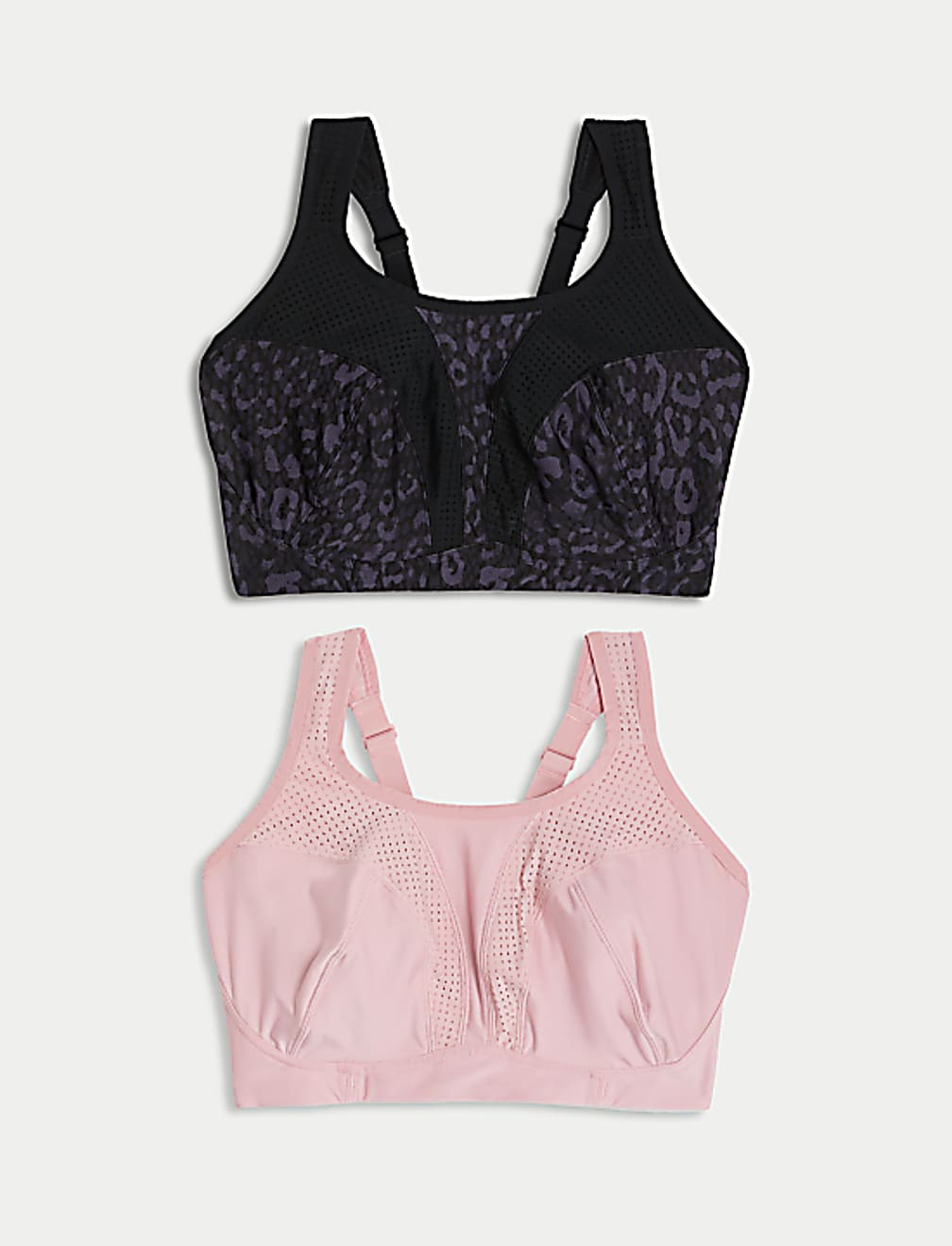 Buy 2pk Ultimate Support Non Wired Sports Bras at Marks & Spencer