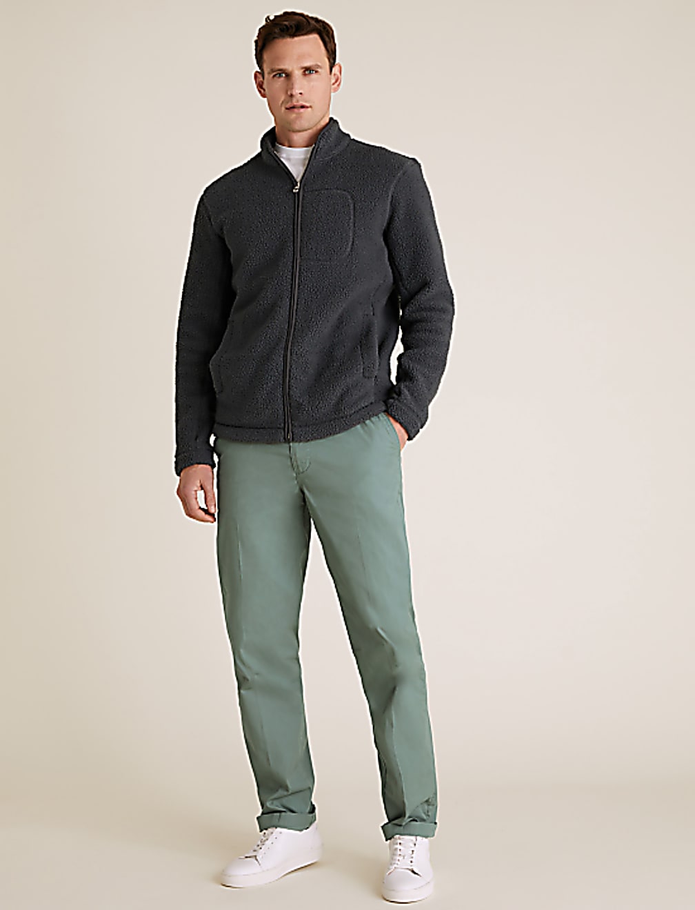 Buy Regular Fit Super Lightweight Chinos at Marks & Spencer