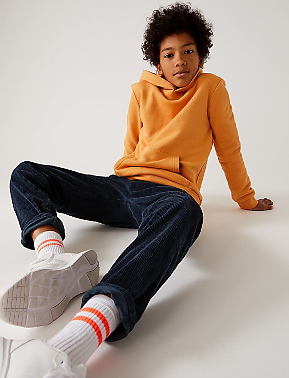 Buy Relaxed Cotton Rich Cord Chinos at Marks & Spencer