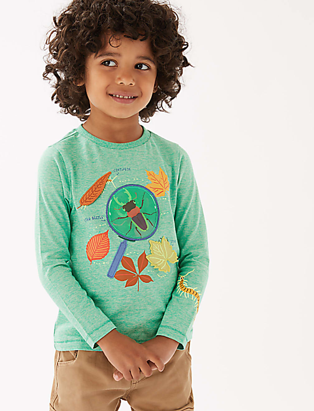 Buy Pure Cotton Bug Top (2-7 Yrs) at Marks & Spencer