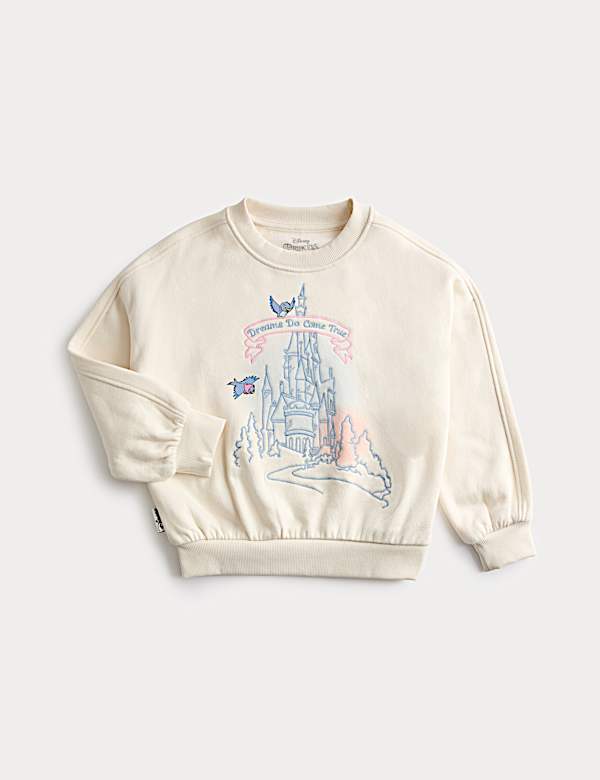 Sweat-shirt en coton à motif Disney Princess™ (du 3 au 8 ans) | IVORY ...