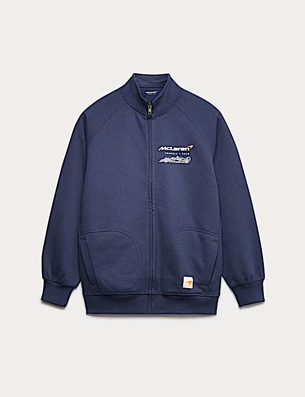 Sudadera de algodón con gráfico de McLaren™ (6-16 años) | BLUE ...