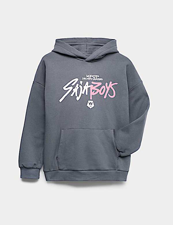 Sudadera con capucha de algodón con gráfico KPop Demon Hunters™ (6-16 ...