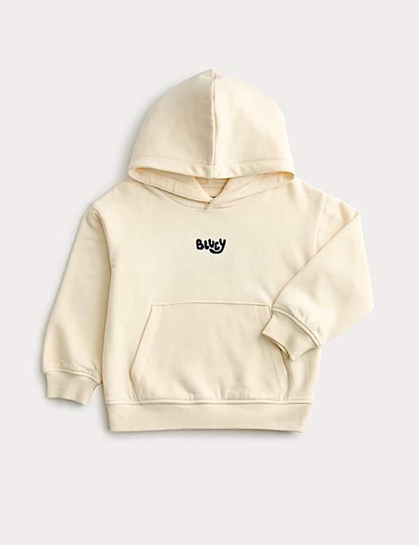 Mikina s kapucí a motivem Bluey™, s vysokým podílem bavlny (2–8 let ...