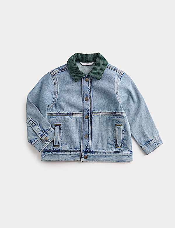 Pure Cotton Denim Shacket (2-8yrs) | DENIM | Jackets | M&S AU