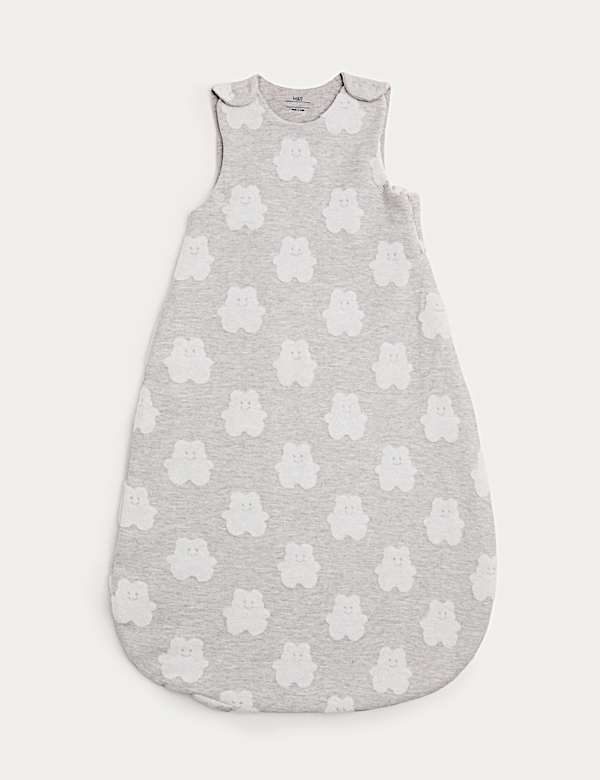 Cotton Blend Patterned 2.5 Tog Sleeping Bag (0-36 Months) | GREY MARL ...