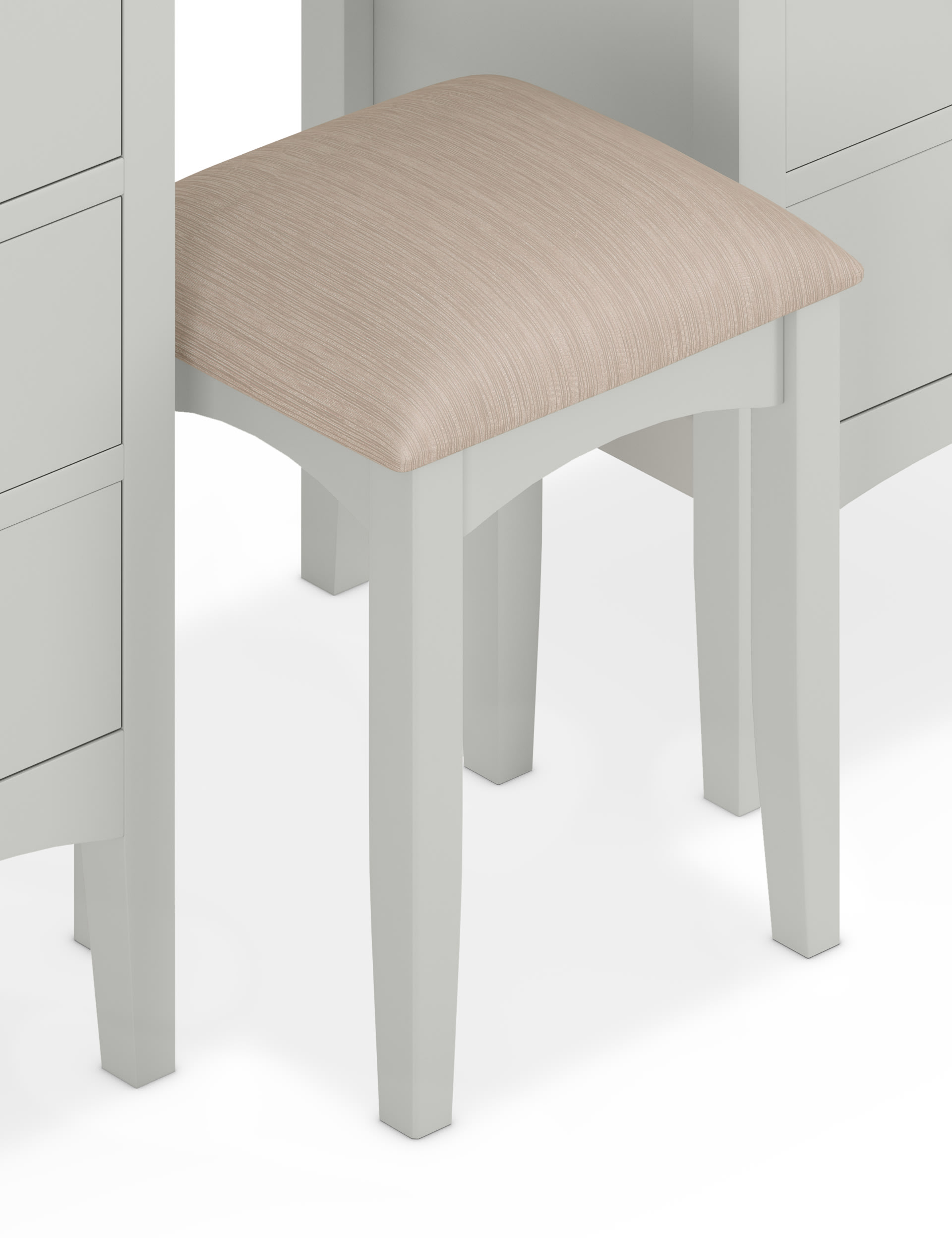 Hastings Grey Dressing Table & Stool | M&S
