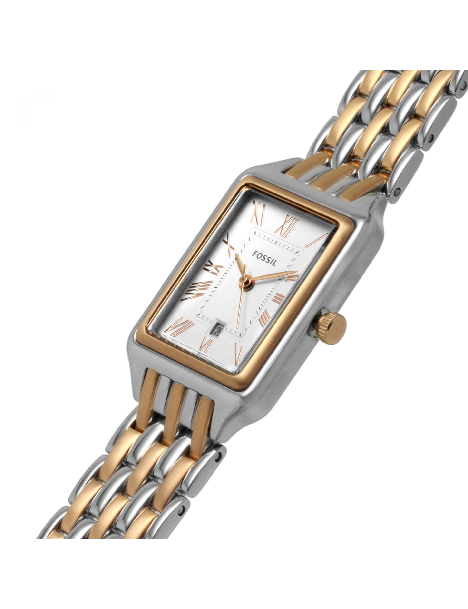 Fossil Raquel Two Tone Watch | Fossil | M&S