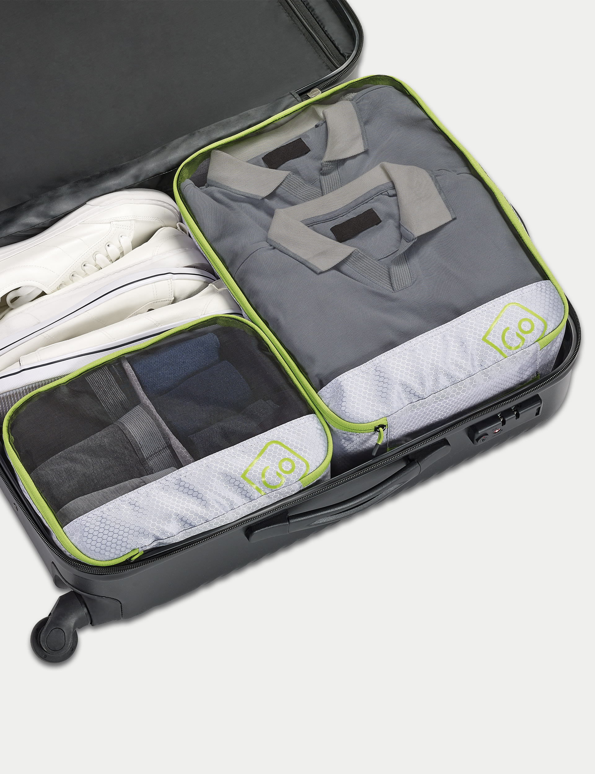 Set of Two Deep Packing Cubes | Go Travel | M&S
