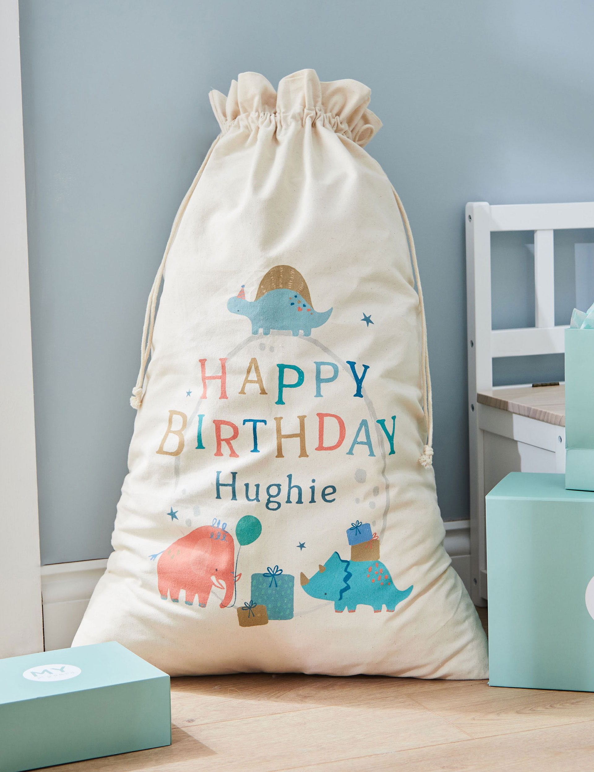 Personalised Dinosaur Birthday Sack | My 1st Years | M&S