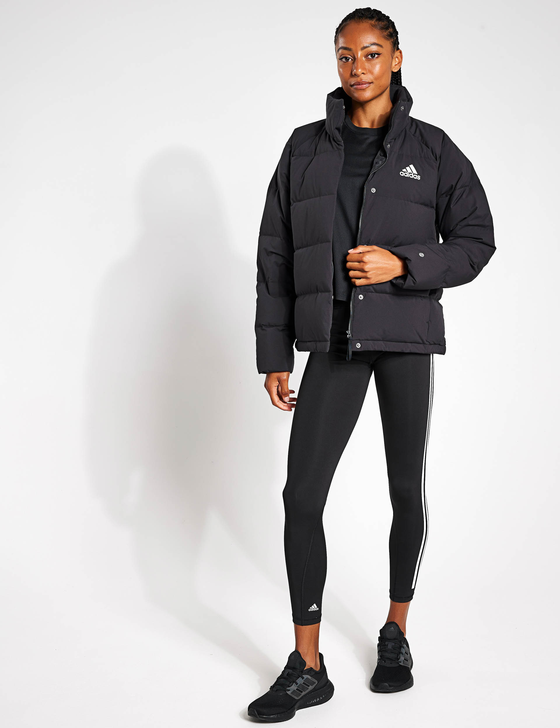 Helionic Cropped Puffer Jacket | Adidas | M&S