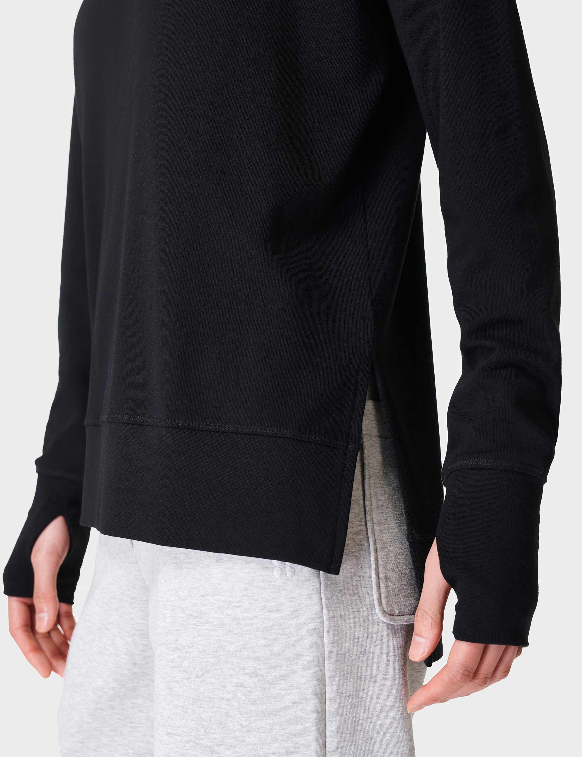 After Class Cotton Blend Longline Sweatshirt | Sweaty Betty | M&S
