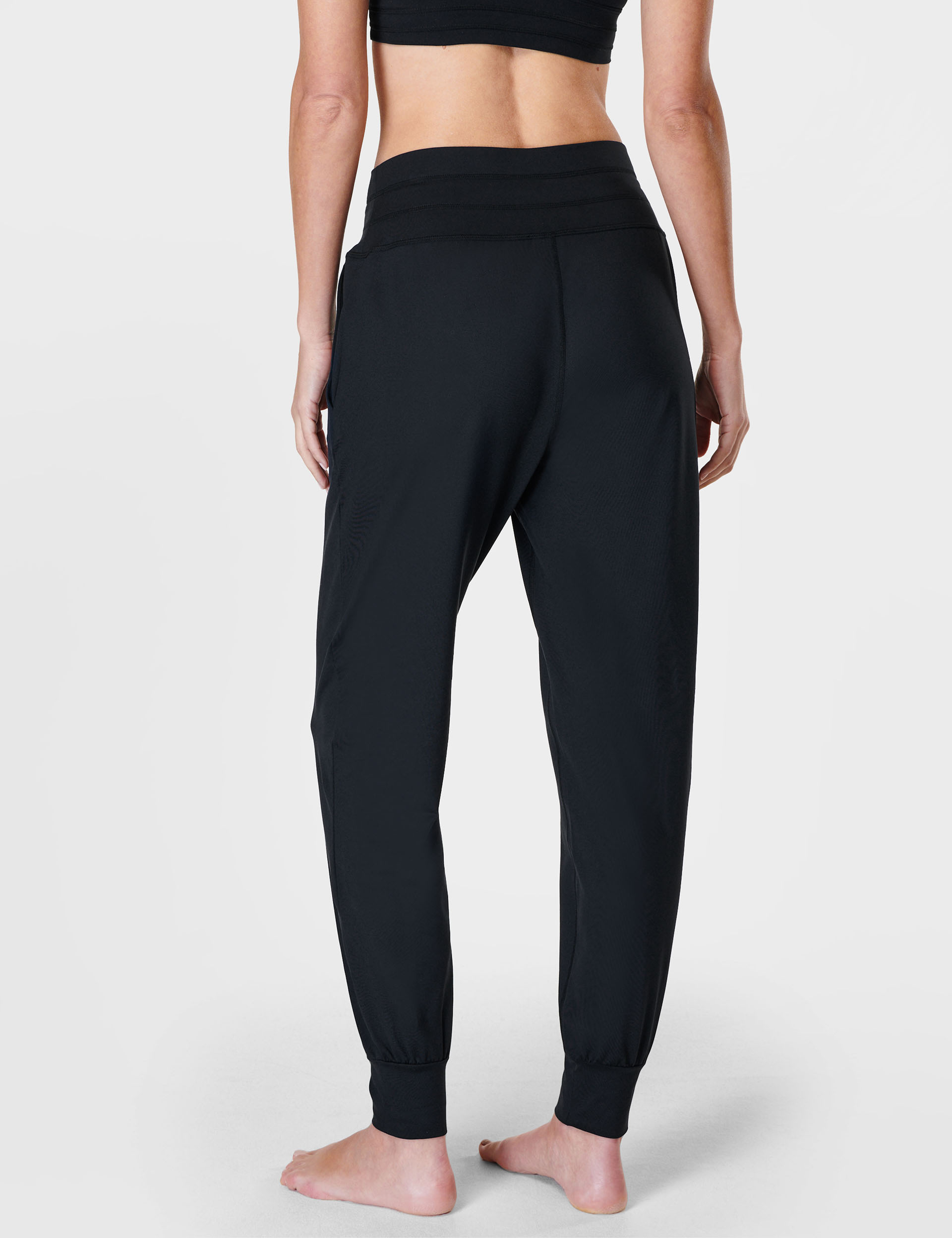 Gaia Cuffed High Waisted Yoga Joggers | Sweaty Betty | M&S
