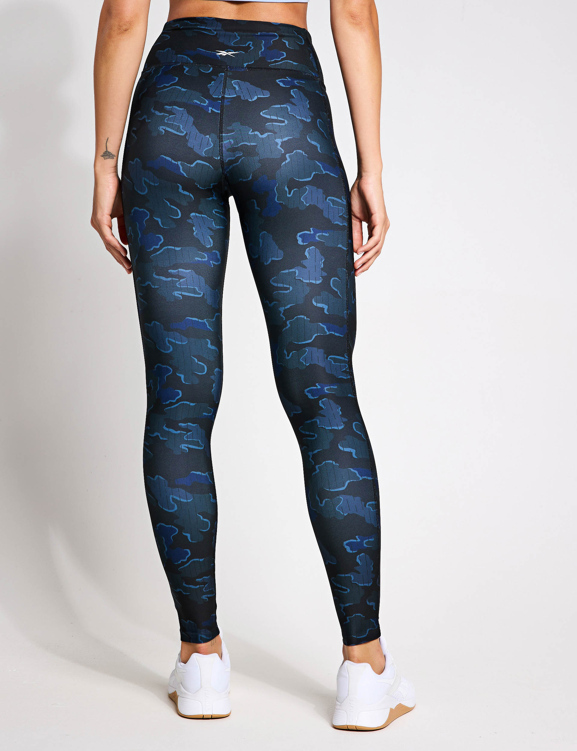 Camo Print High Waisted Leggings | Reebok | M&S