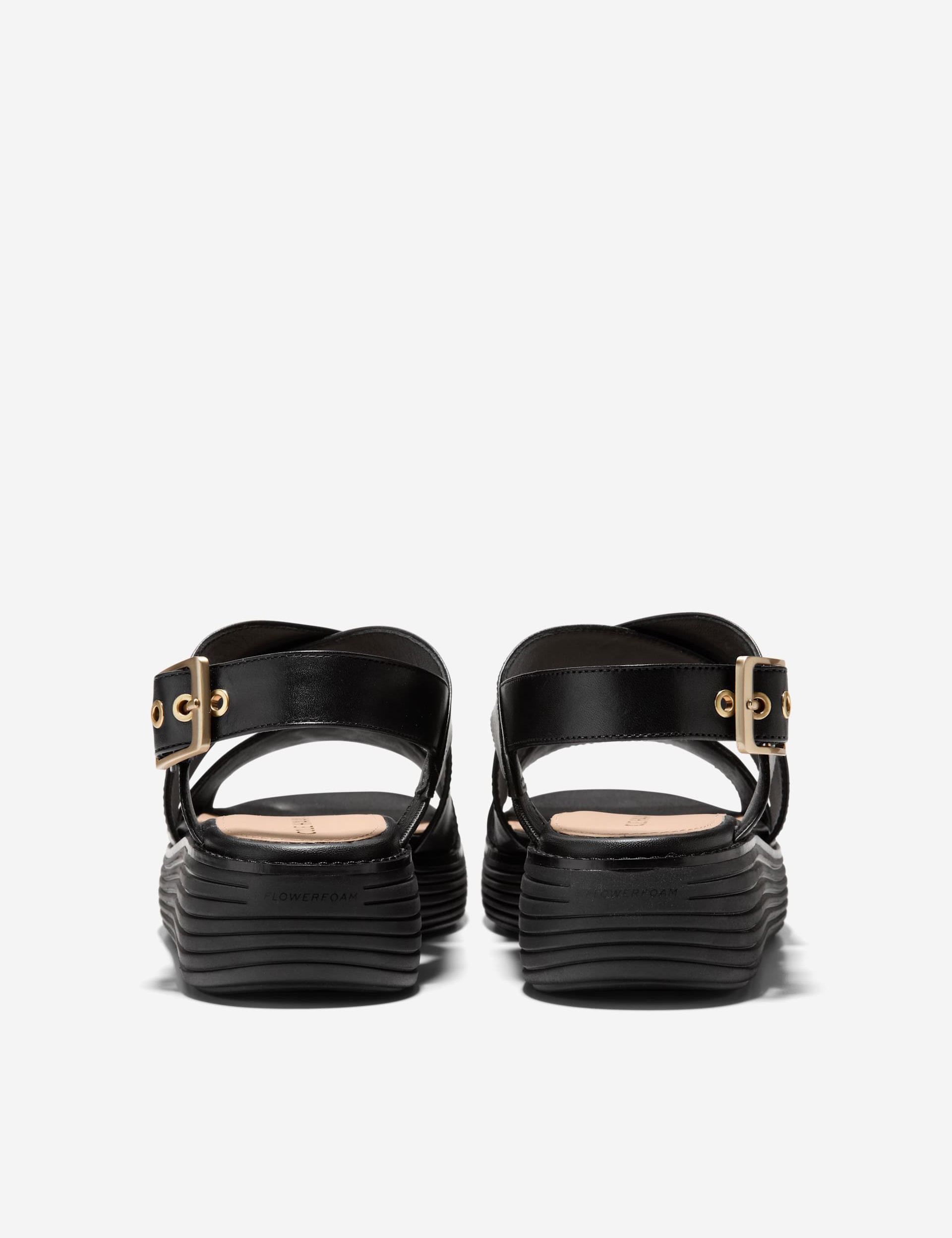 Leather Buckle Crossover Flatform Sandals | Cole Haan | M&S