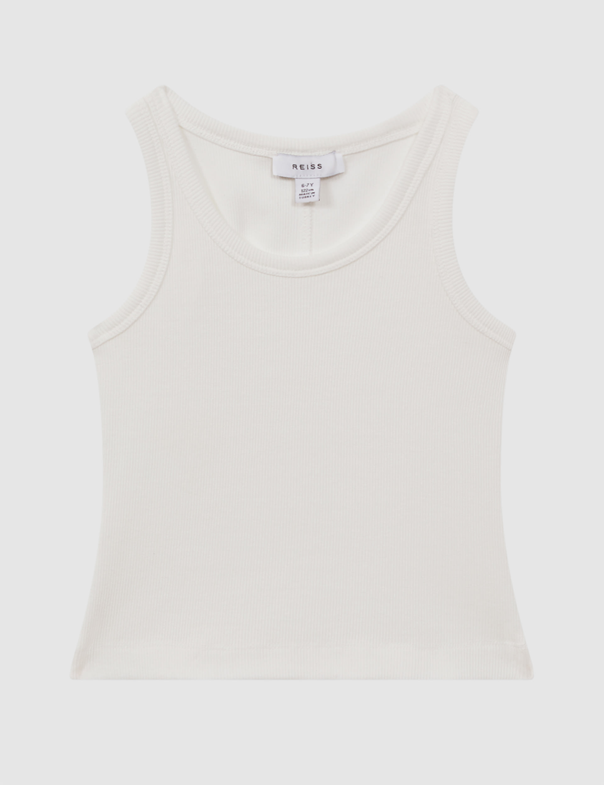 Pure Cotton Ribbed Vest (4-14 Yrs) | Reiss | M&S