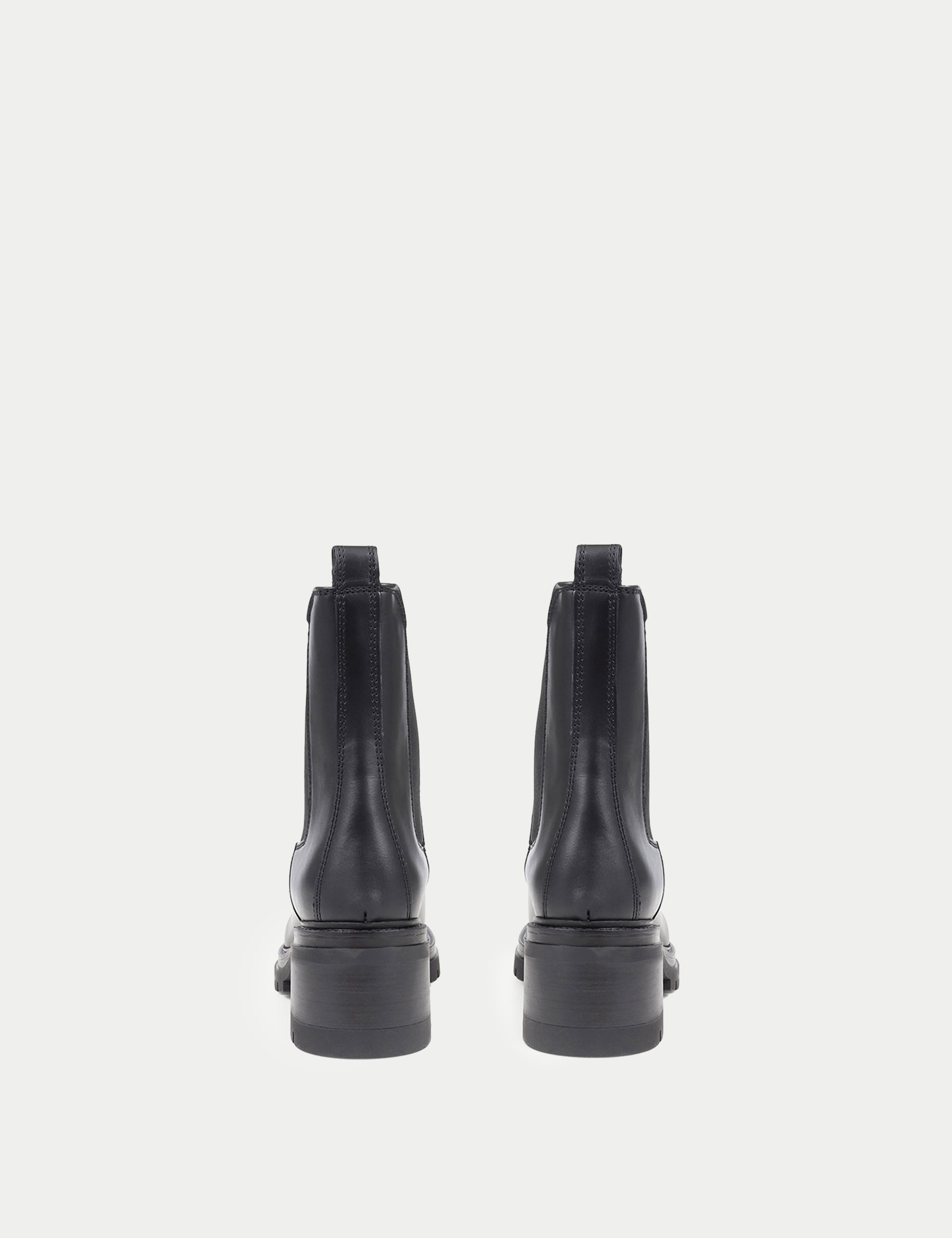 Leather Chelsea Block Heel Ankle Boots | Jones Bootmaker | M&S