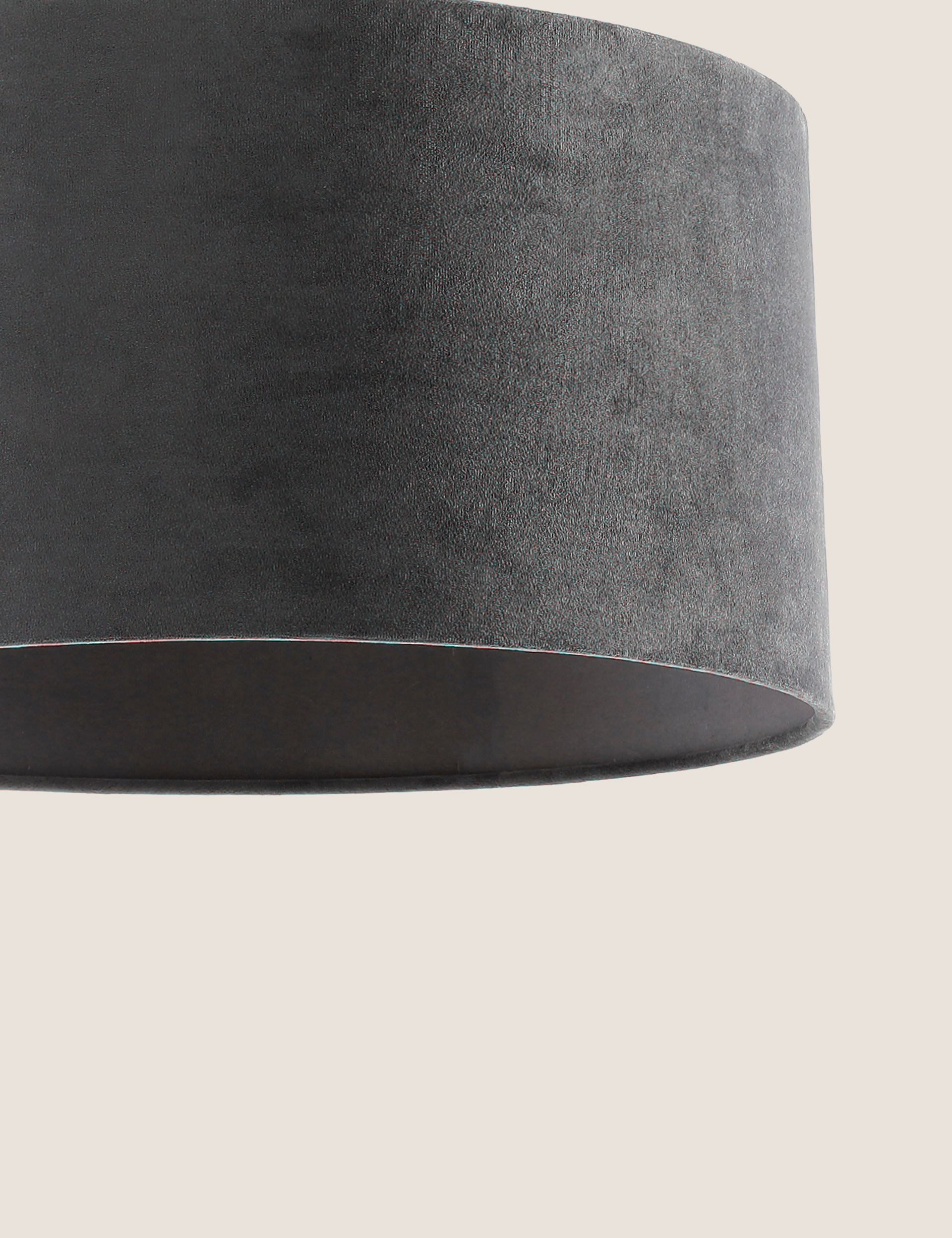 Velvet Oversized Ceiling Lamp Shade | M&S Collection | M&S