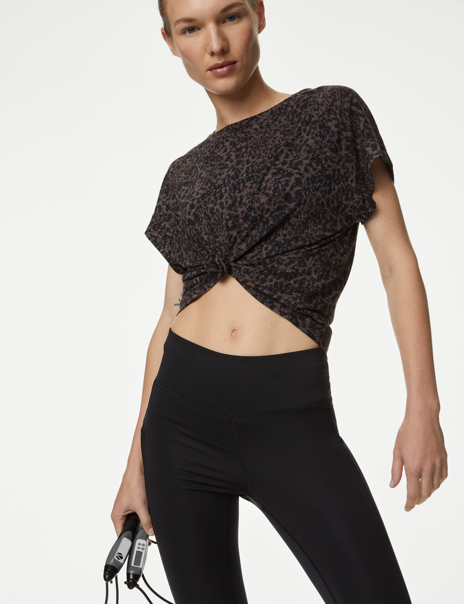 Go Move Cropped Gym Leggings | Goodmove | M&S