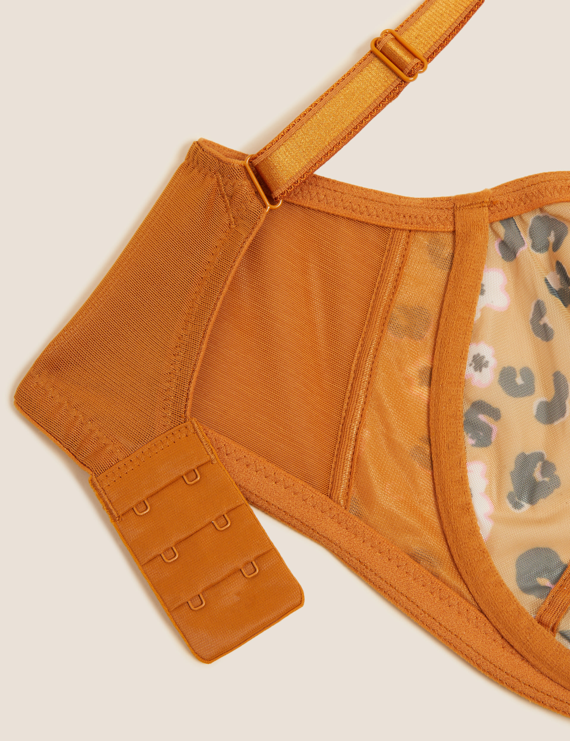 Printed Mesh Wired Extra Support Bra F-J | M&S Collection | M&S