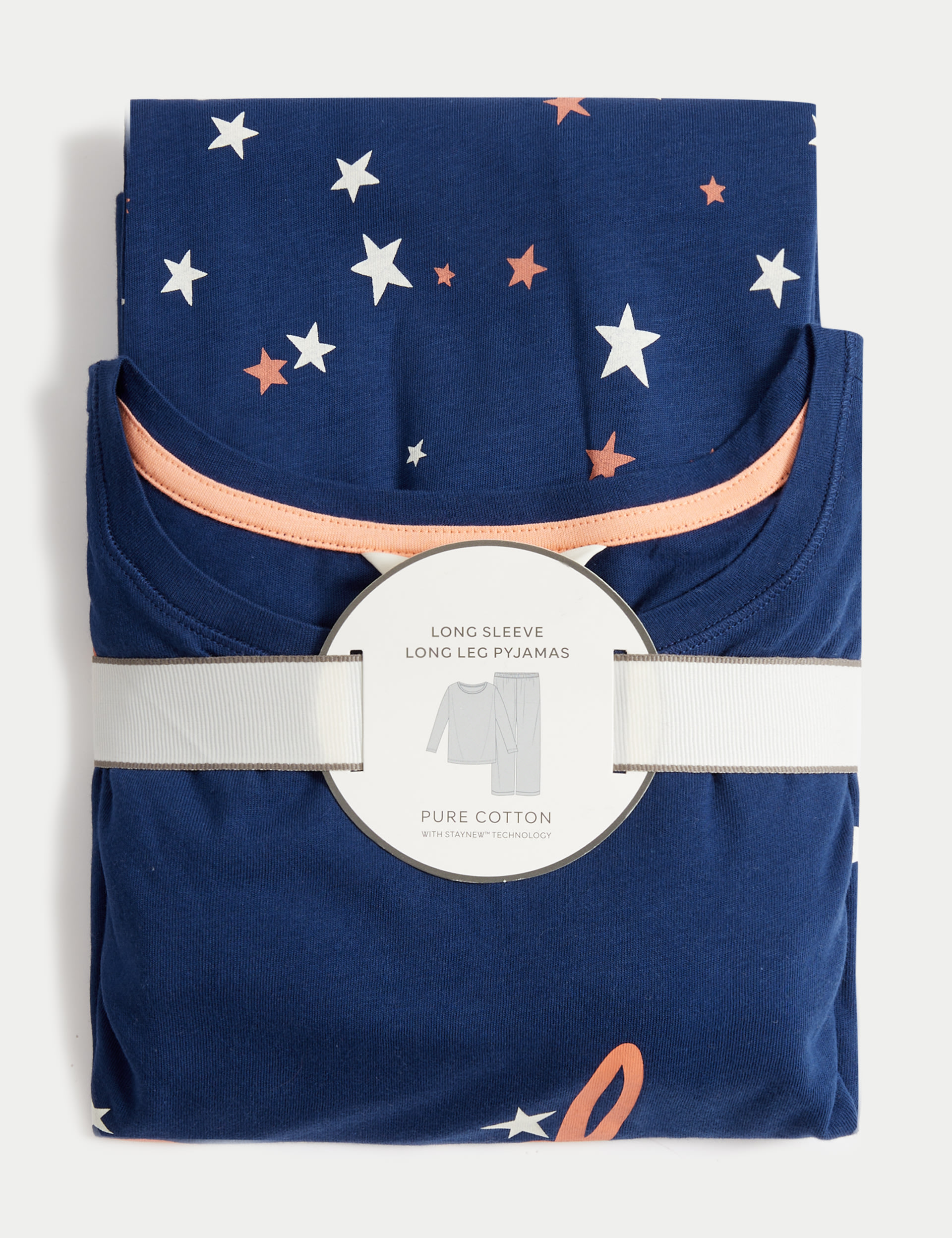 Pure Cotton Good Night Slogan Pyjama Set | M&S Collection | M&S