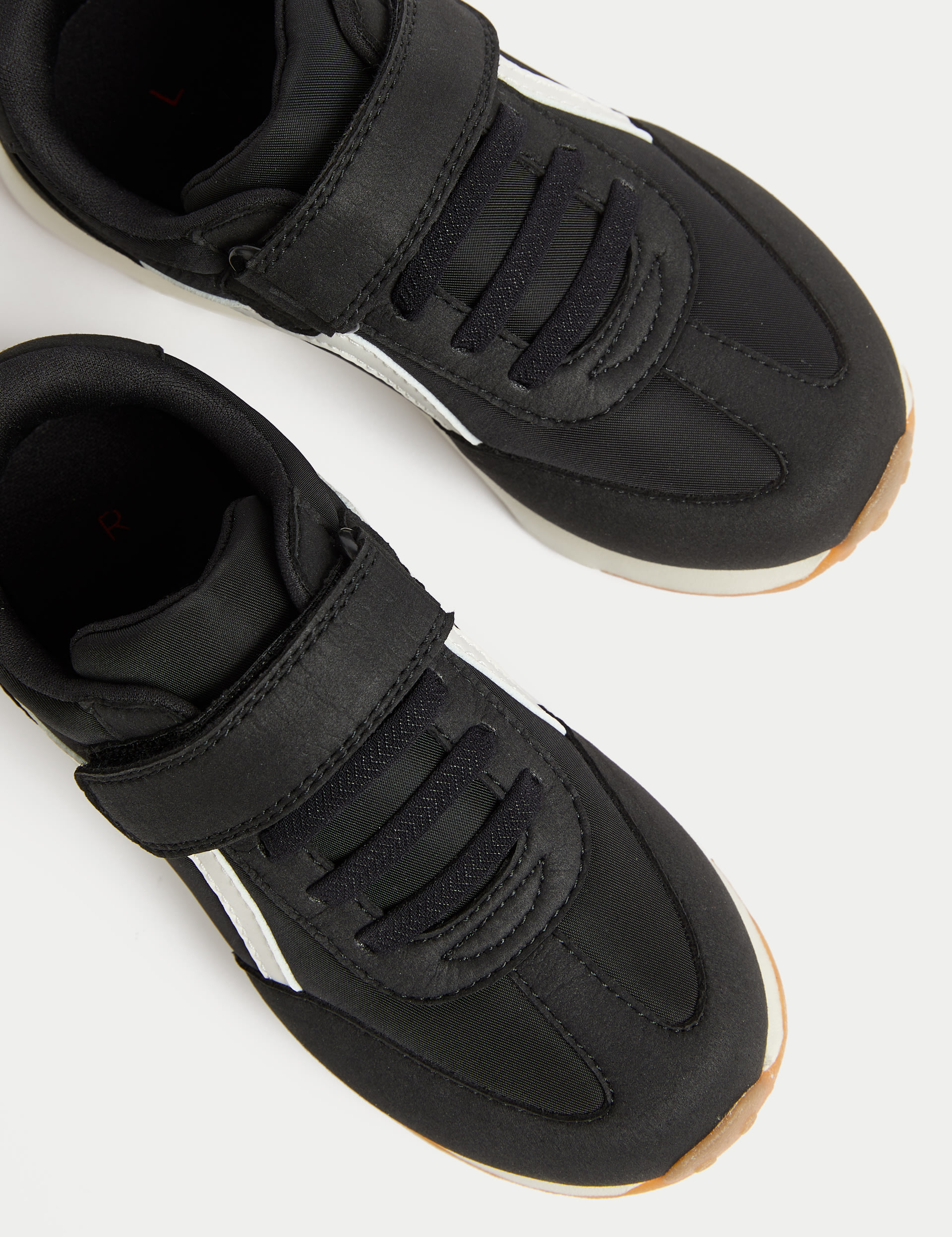 Kids' Colour Block Riptape Trainers (4 Small - 2 Large) | M&S ...