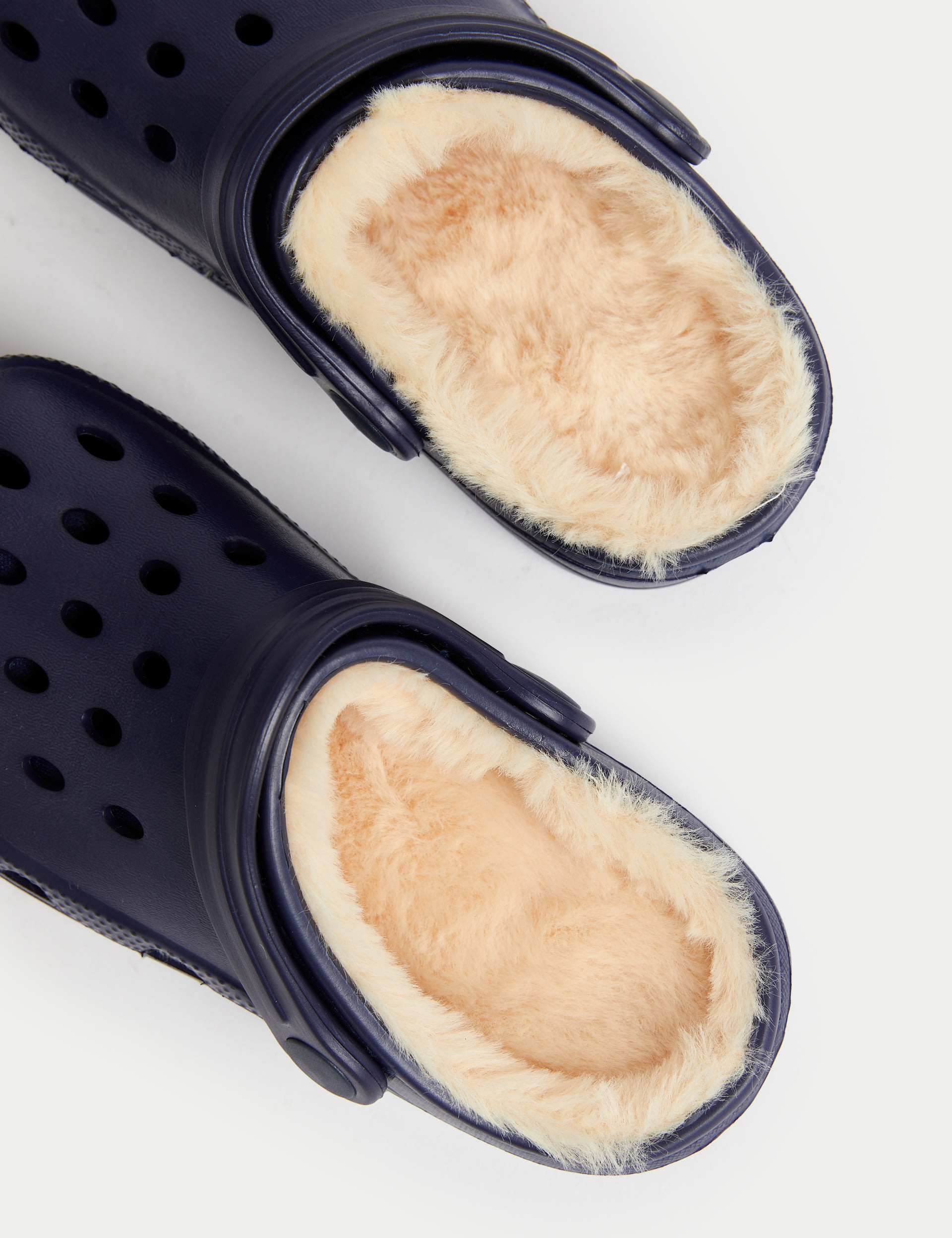 Kids' Faux Fur Lined Clogs (4 Small - 13 Small) | M&S Collection | M&S