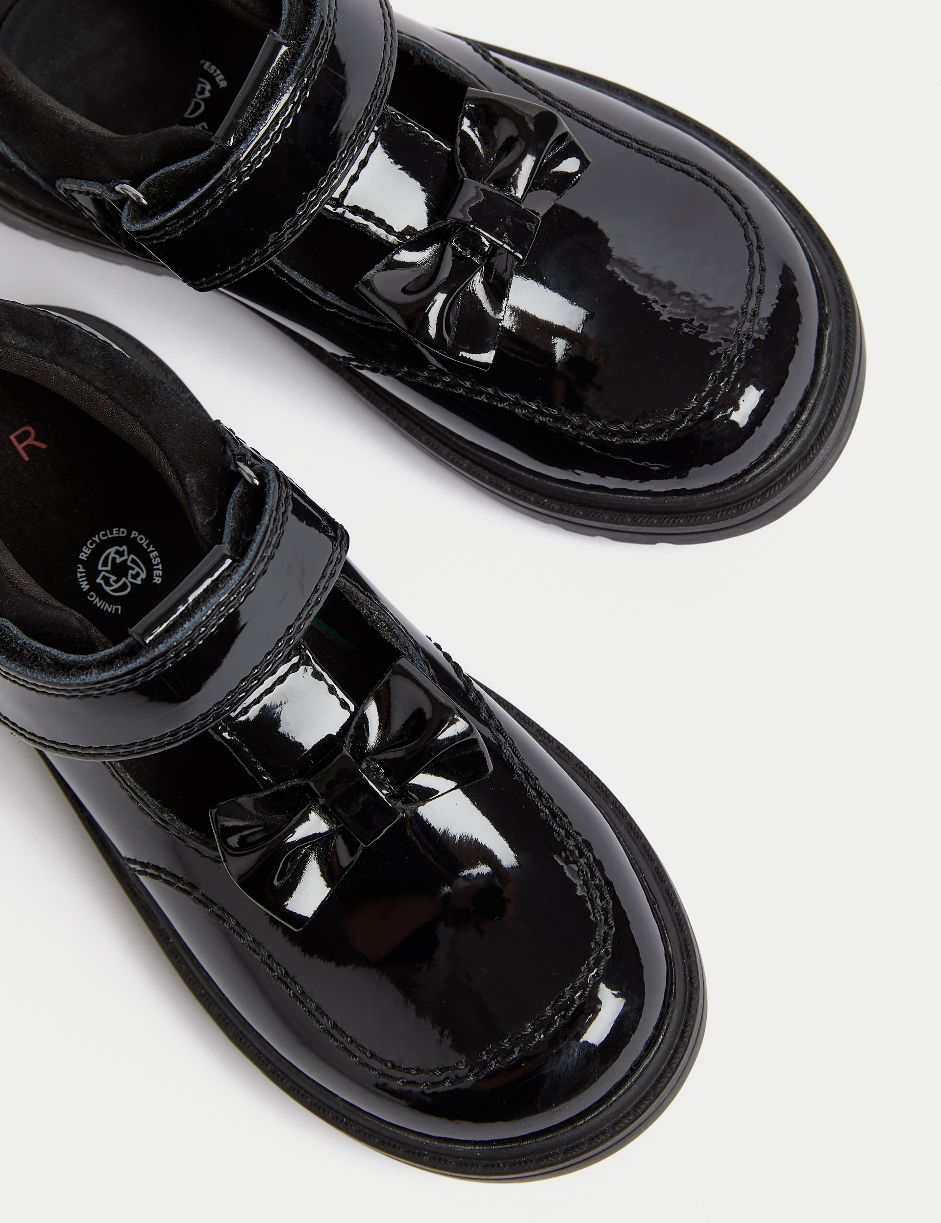 Kids’ Leather T-Bar School Shoes (8 Small - 2 Large) | M&S Collection | M&S