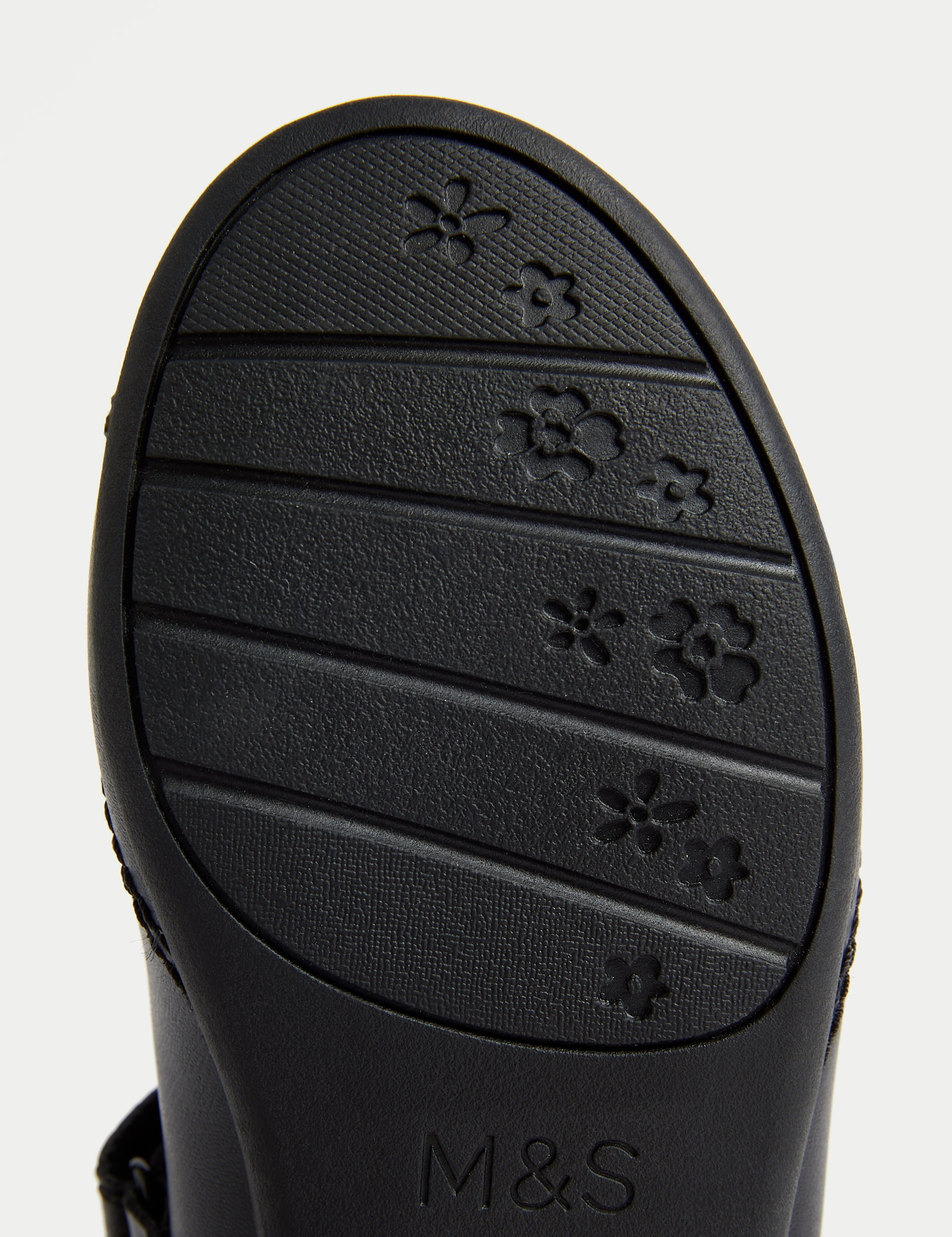 Kids' Heart Ballet Leather School Shoes (8 Small - 2 Large) | M&S ...