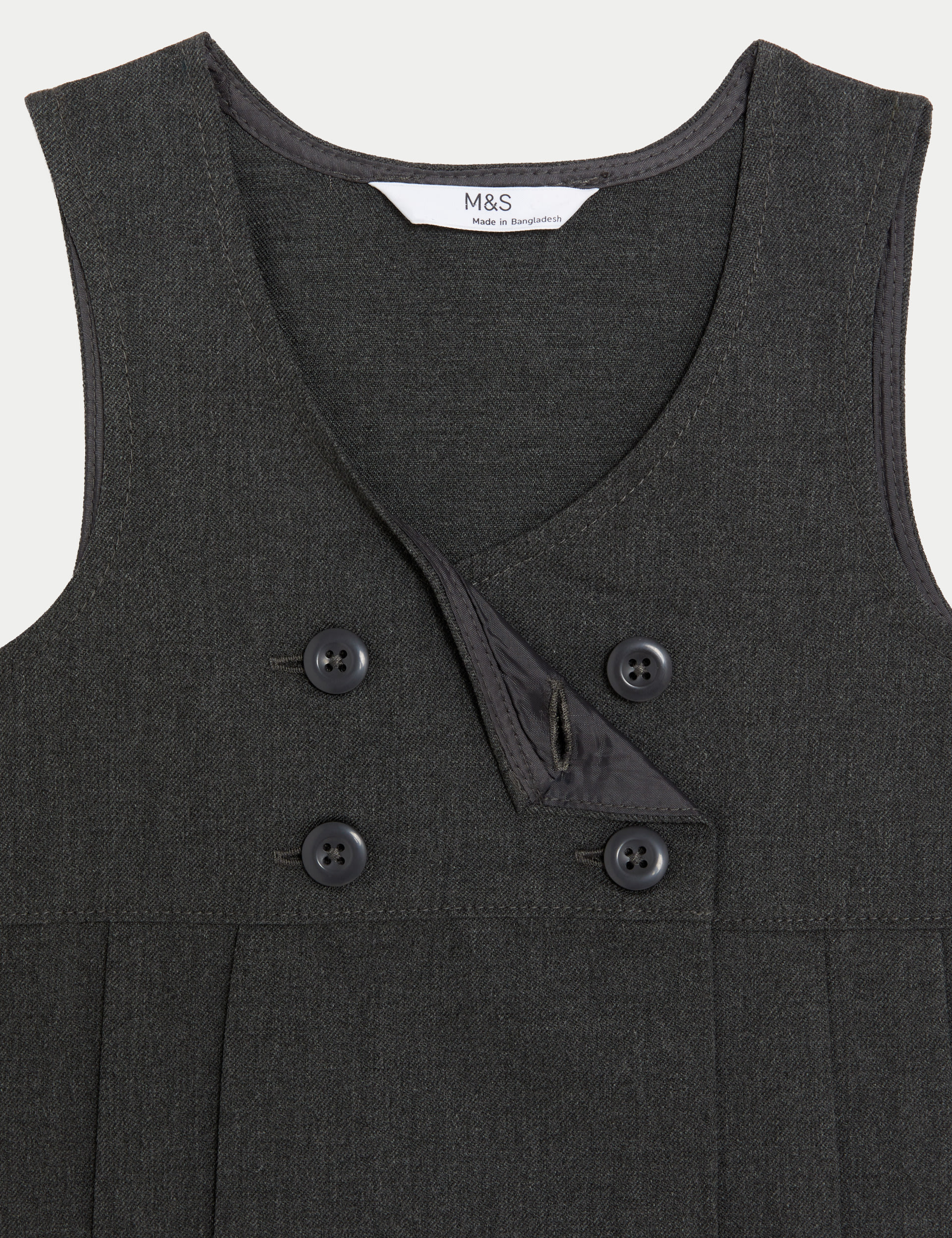 Girls' Double Breasted School Pinafore (2-12 Yrs) | M&S Collection | M&S