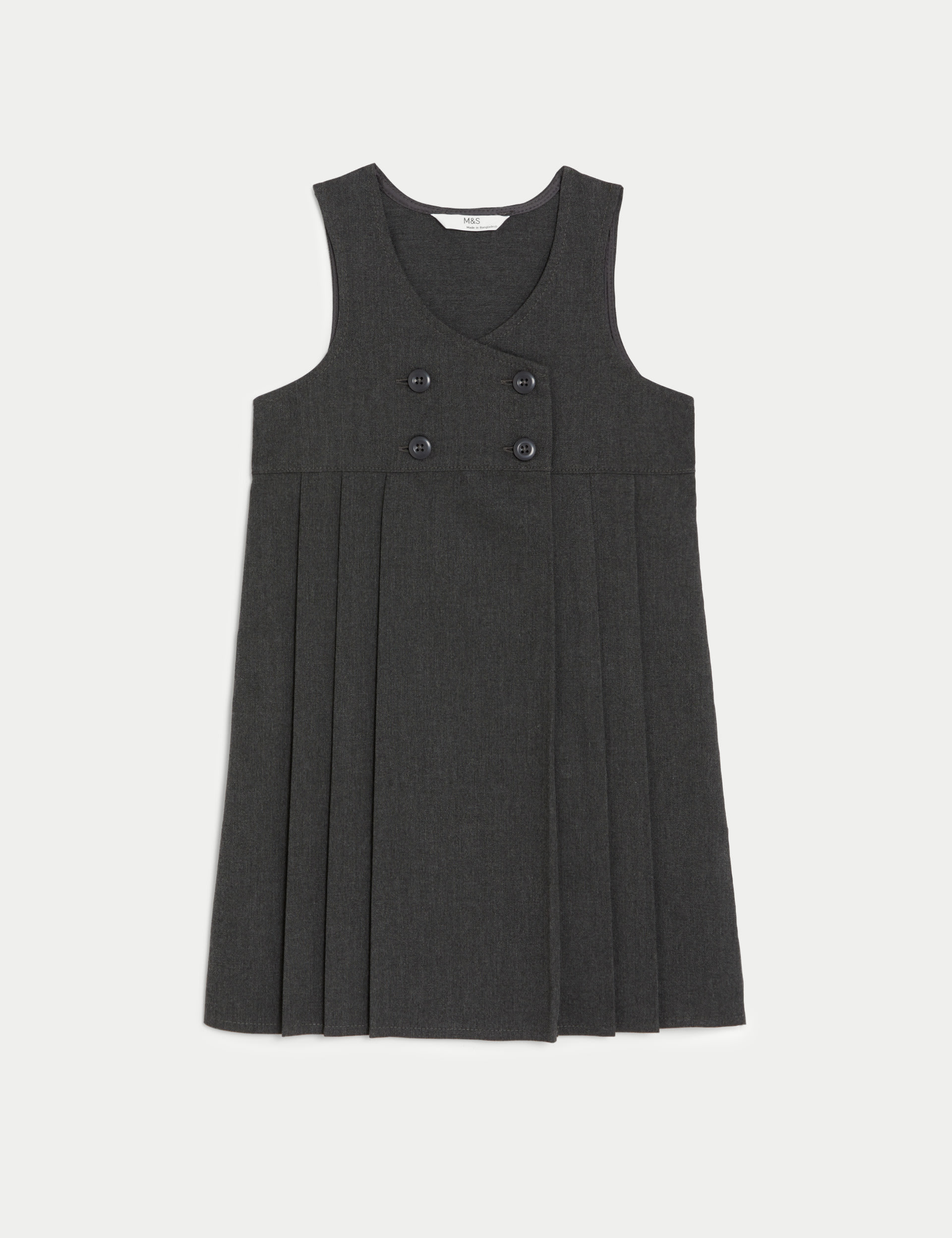 Girls' Double Breasted School Pinafore (2-12 Yrs) | M&S Collection | M&S