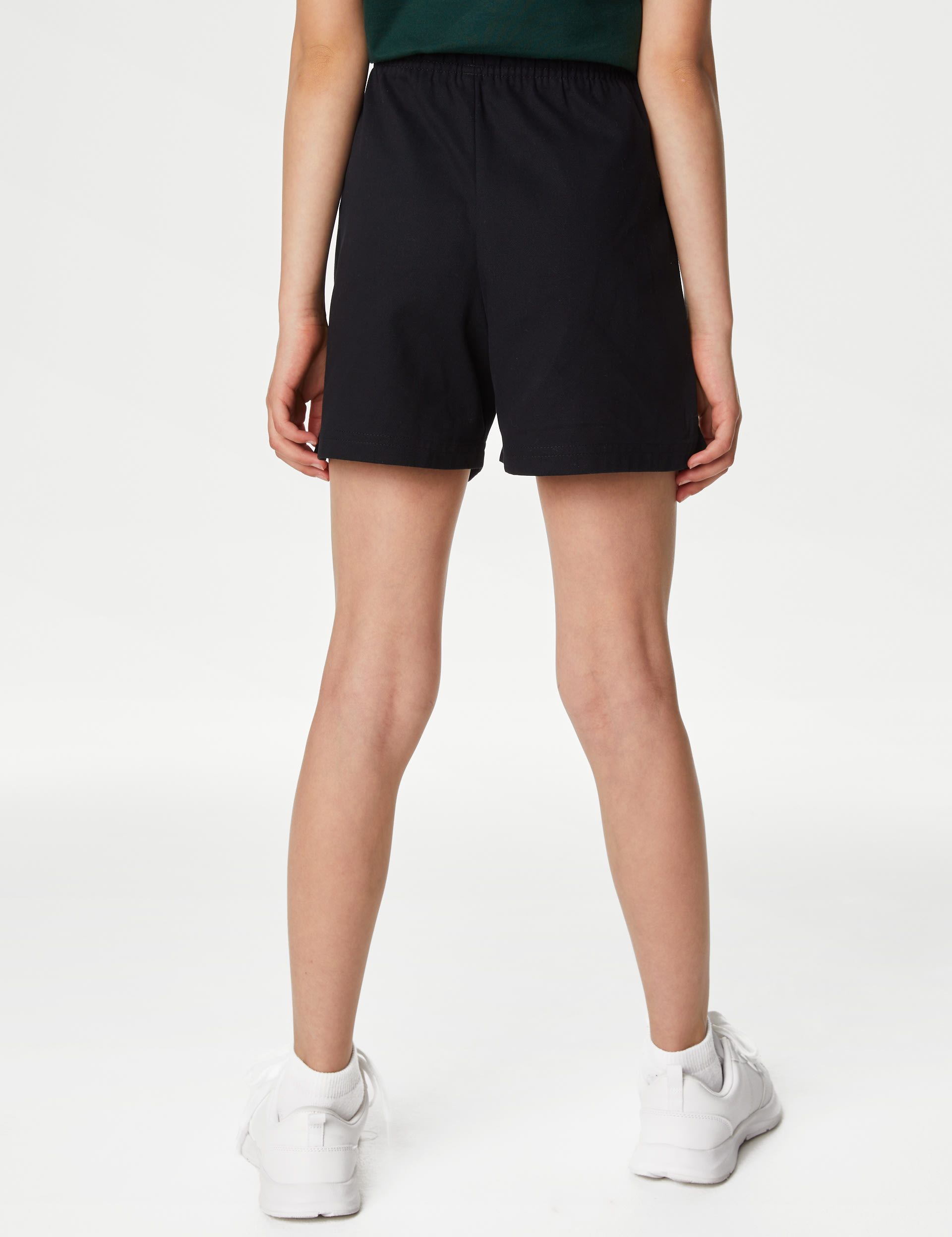 2pk Unisex Pure Cotton School Shorts (2-16 Yrs) | Goodmove | M&S