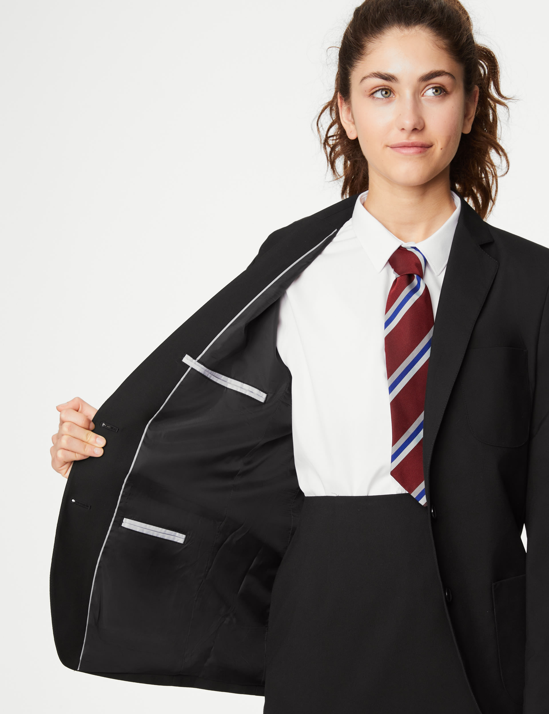 Senior Girls Regular Fit School Blazer (9-16 Yrs) | M&S Collection | M&S