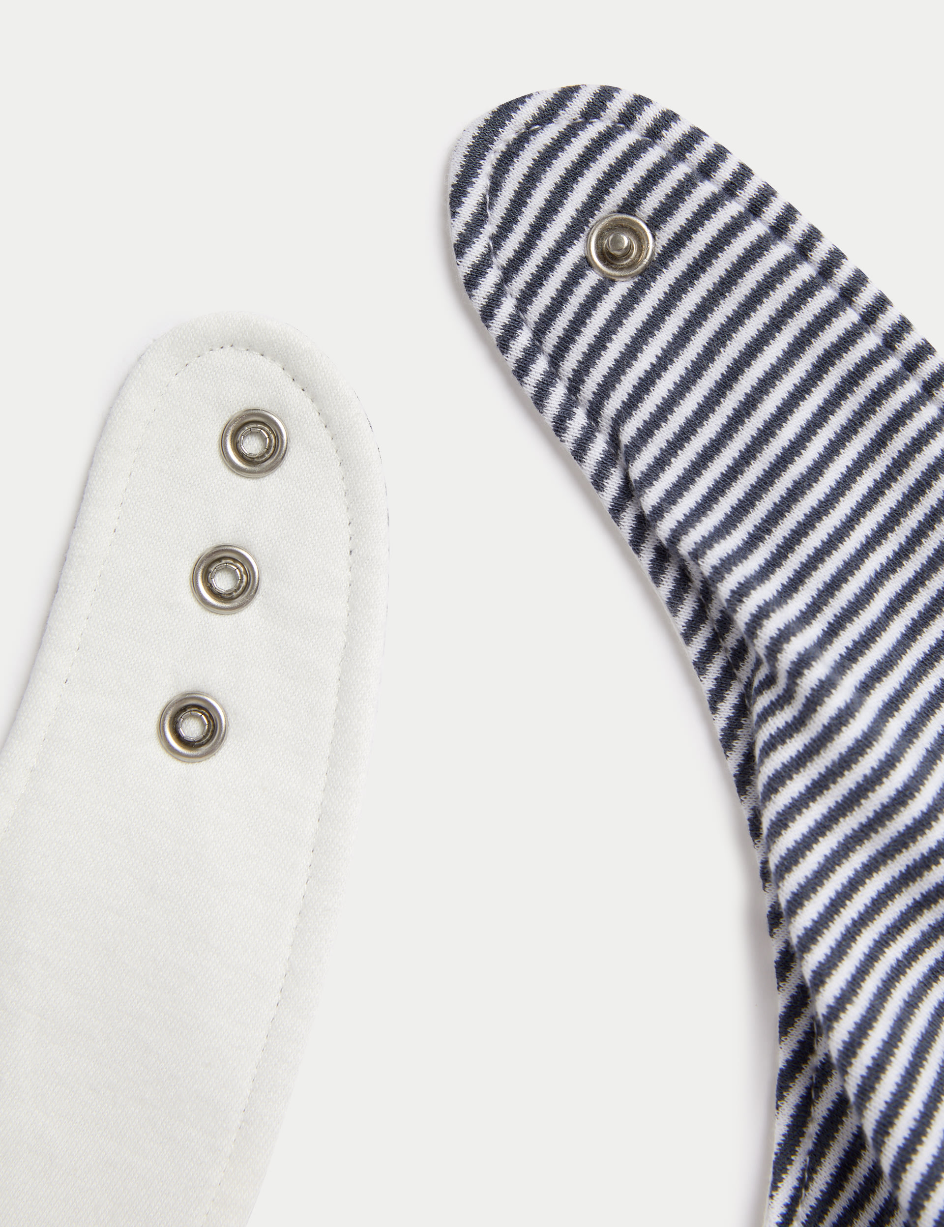 3pk Adaptive Pure Cotton Striped Bibs | M&S Collection | M&S