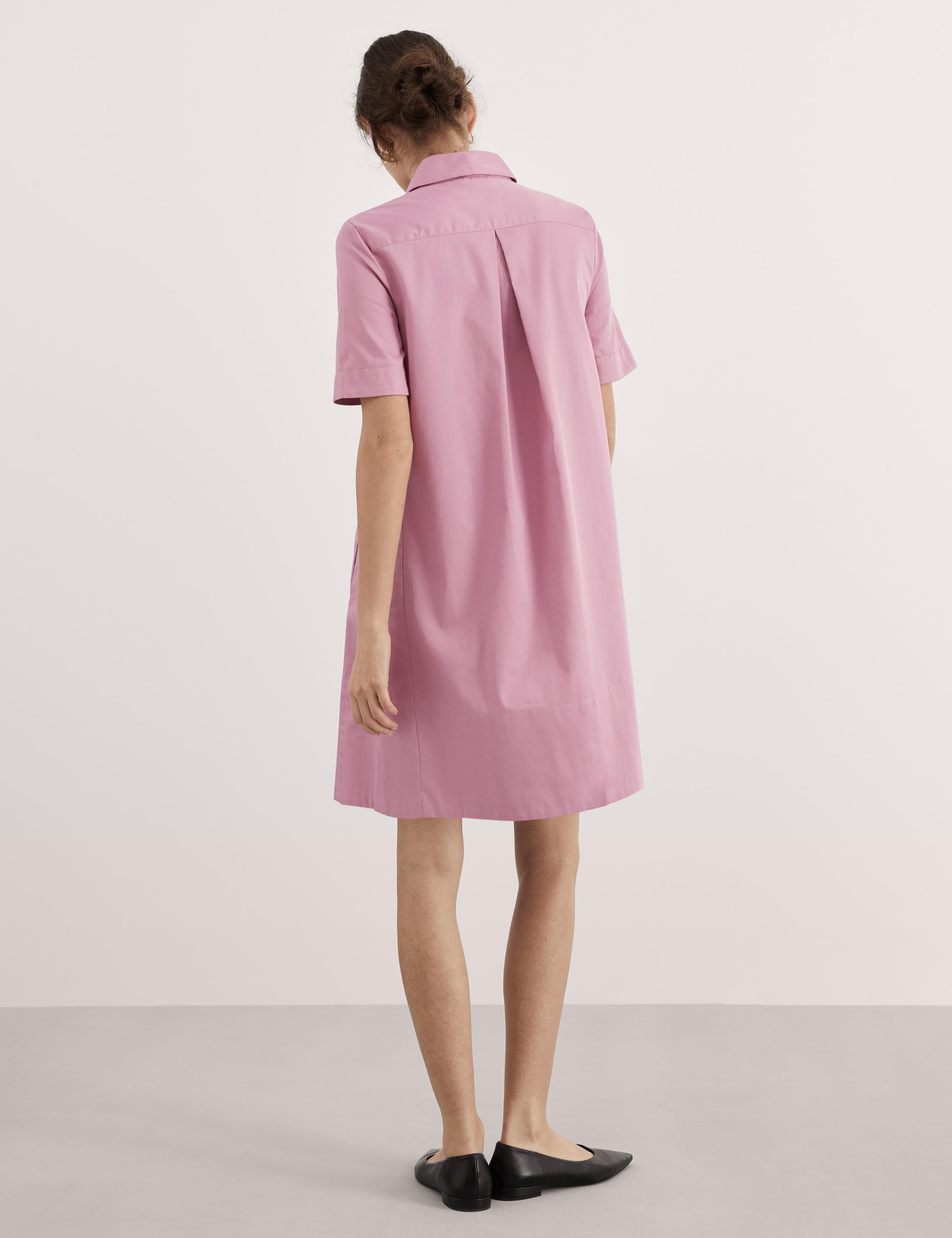 Pure Cotton Mini Utility Shift Dress | JAEGER | M&S