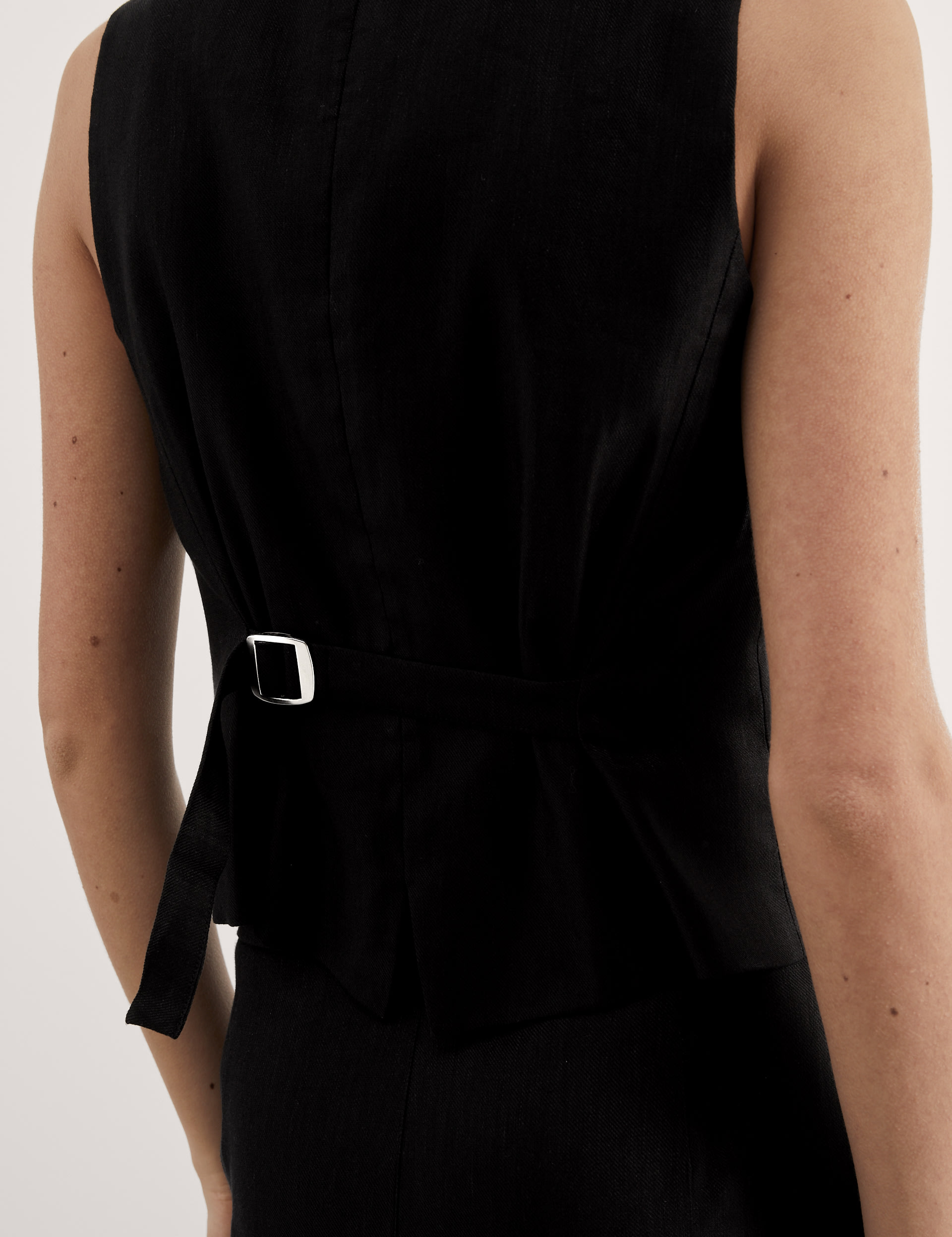 Linen Blend Waistcoat | JAEGER | M&S