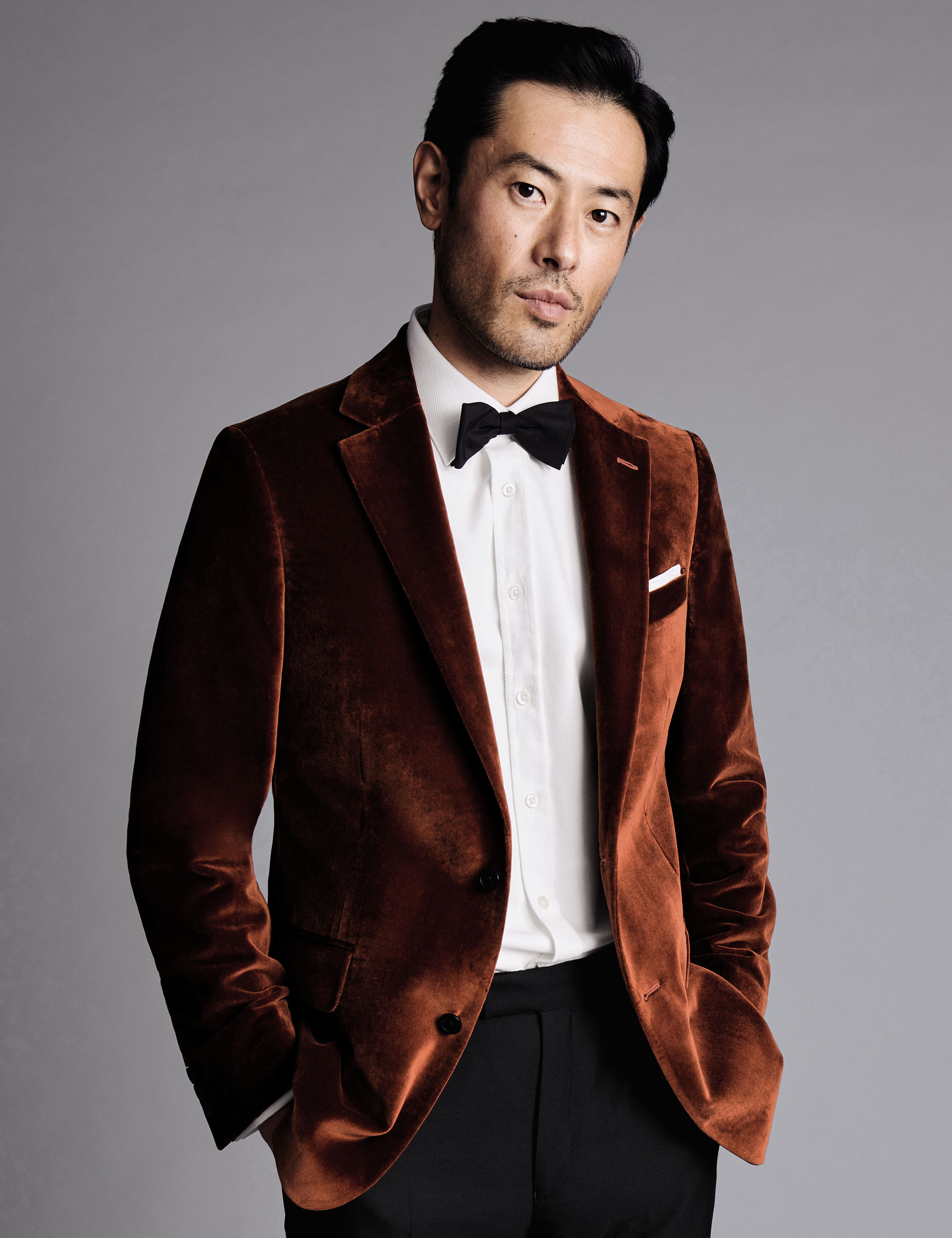 Slim Fit Italian Velvet Jacket | Charles Tyrwhitt | M&S