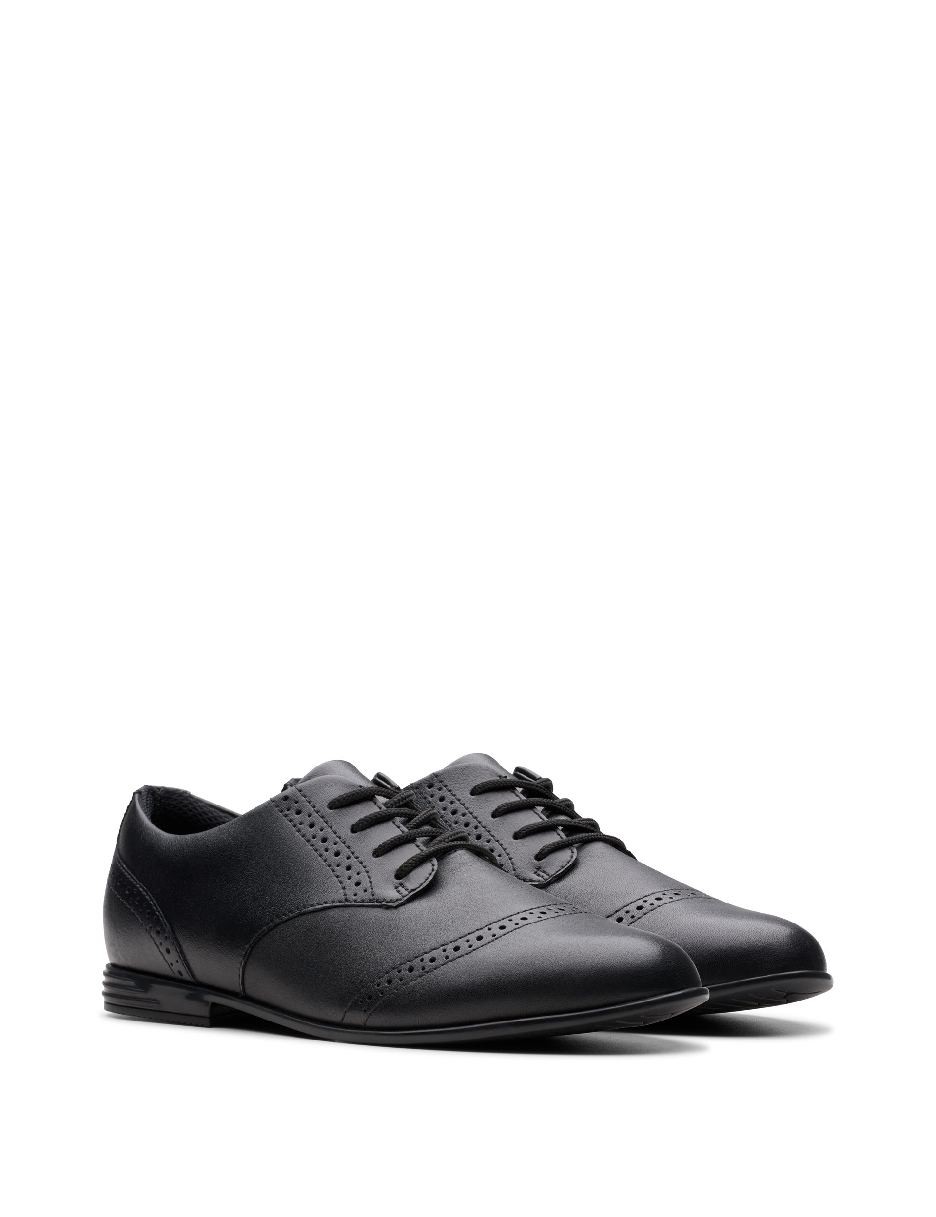 Kids' Leather Brogues (3 Large - 7 Large) | CLARKS | M&S