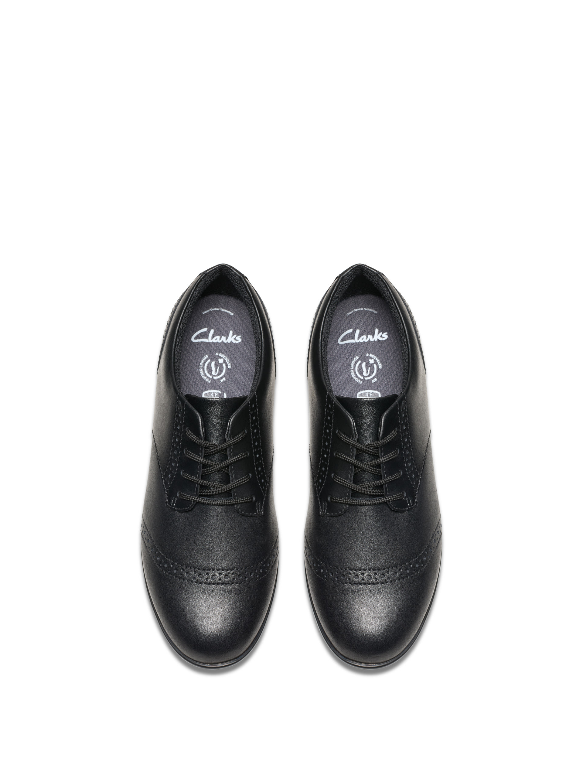 Kids' Leather Brogues (3 Large - 7 Large) | CLARKS | M&S