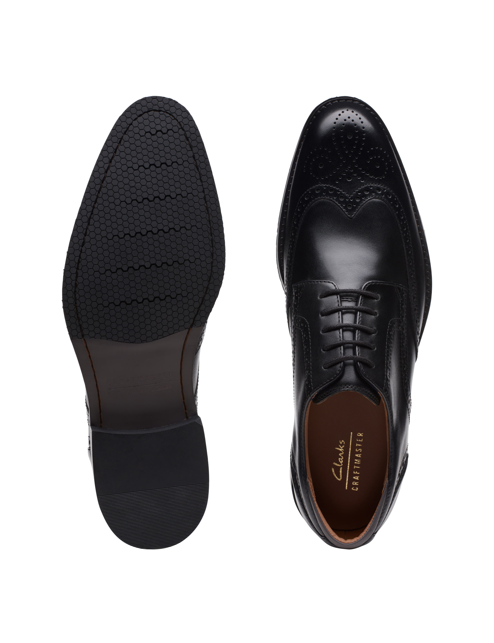 Wide Fit Leather Brogues | CLARKS | M&S