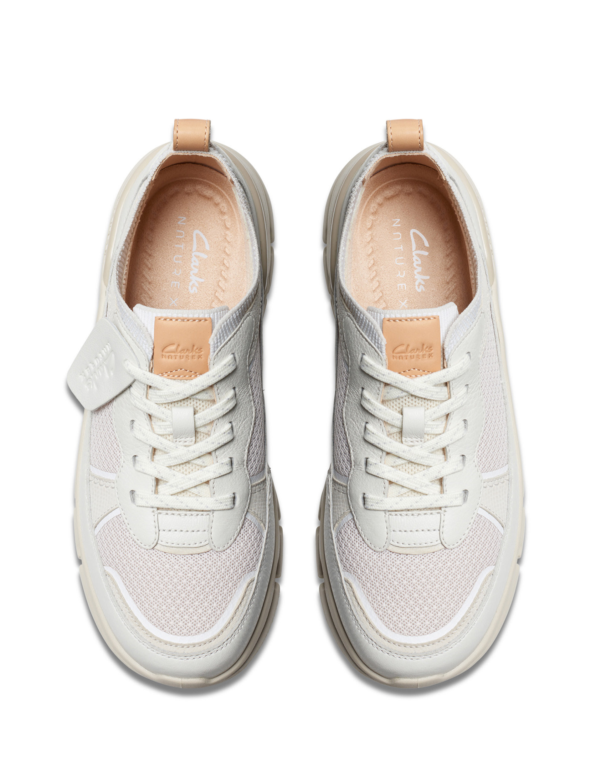 Nature X Cove Leather Trainers | CLARKS | M&S
