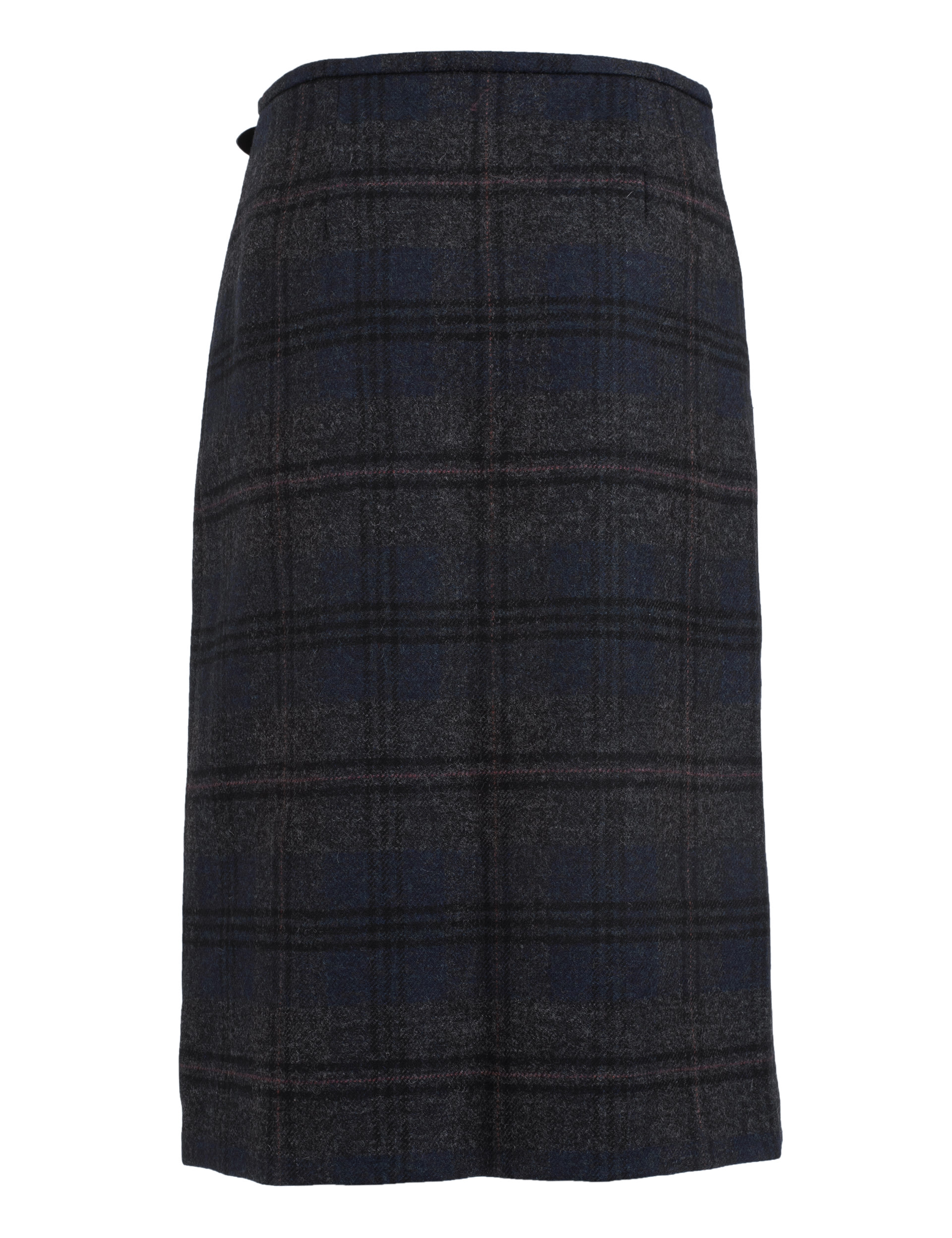 Pure Wool Checked Midi Pencil Skirt | Celtic & Co. | M&S