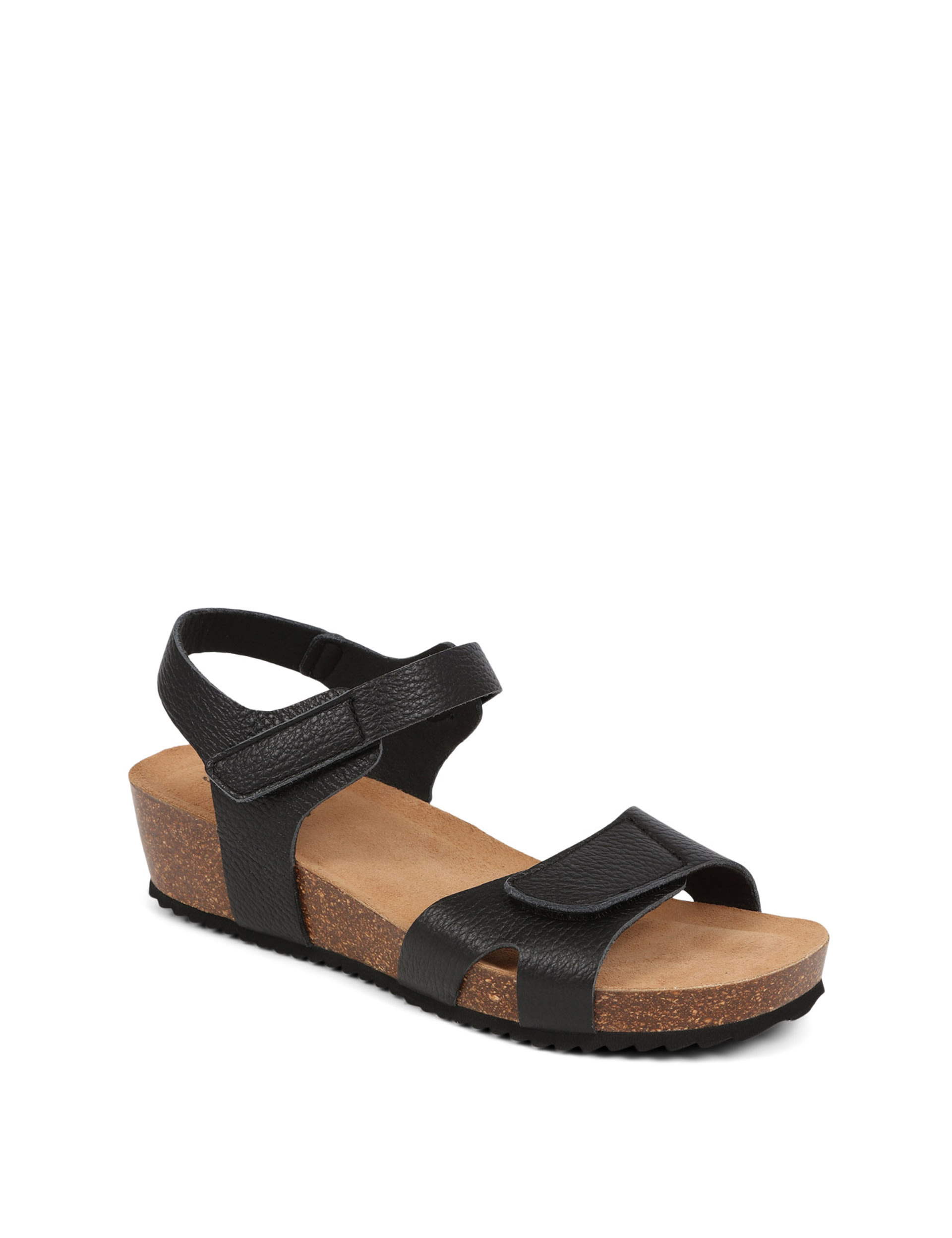 Leather Ankle Strap Flatform Sandals | Jones Bootmaker | M&S