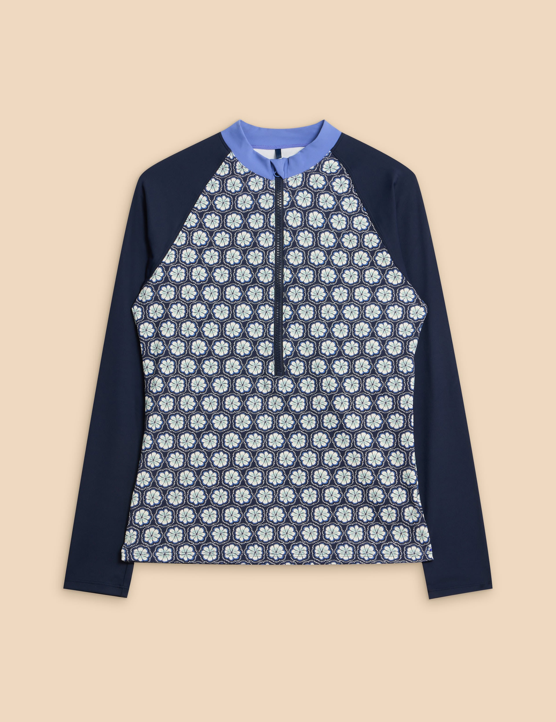 Floral Zip Up Rash Vest | White Stuff | M&S