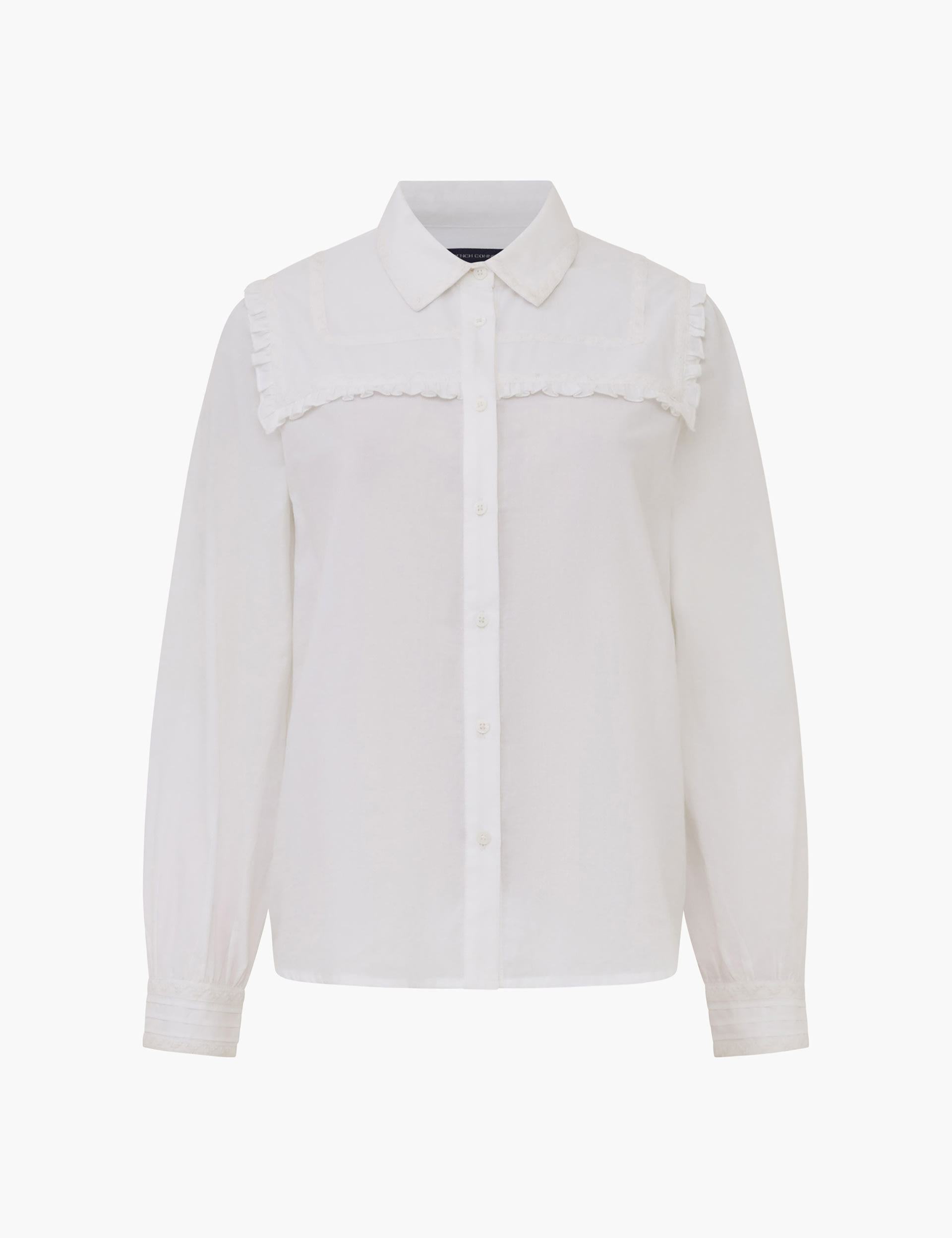 Pure Cotton Embroidered Collared Shirt | French Connection | M&S