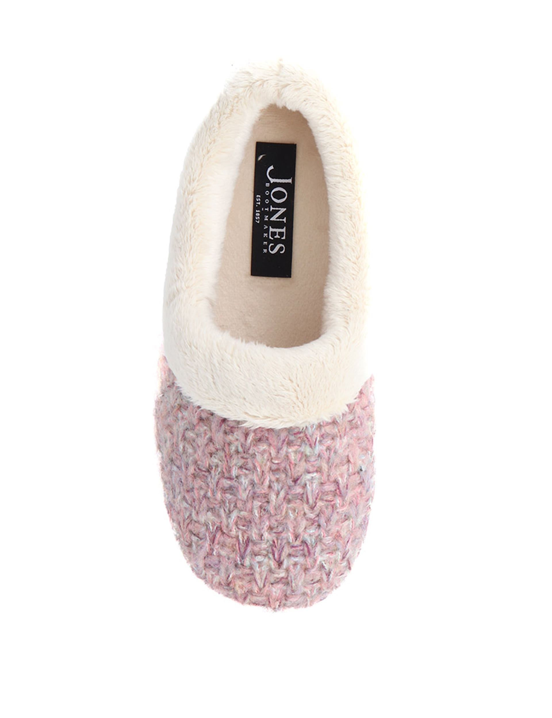 Faux Fur Lined Round Toe Slippers | Jones Bootmaker | M&S