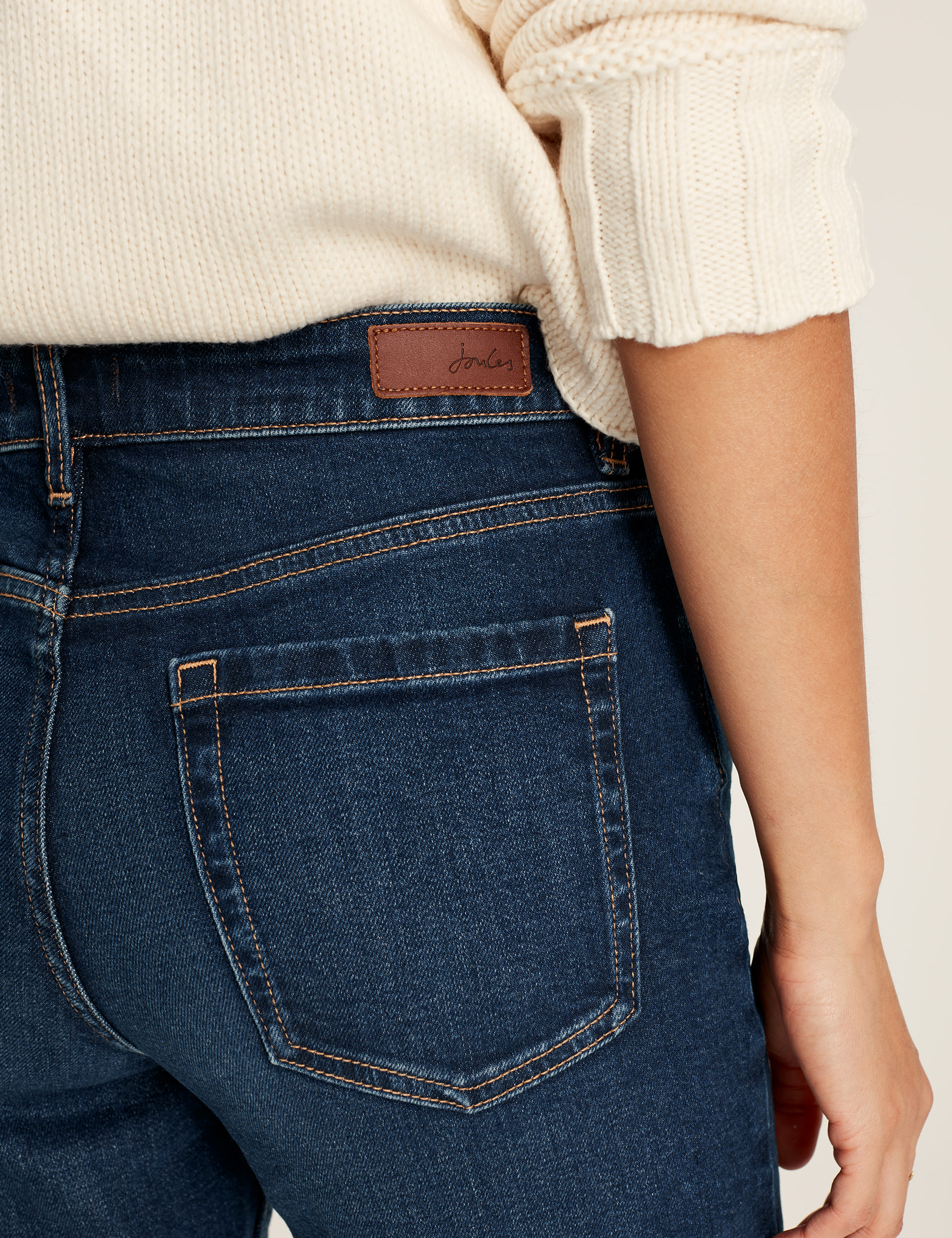 Mid Rise Straight Leg Cropped Jeans | Joules | M&S